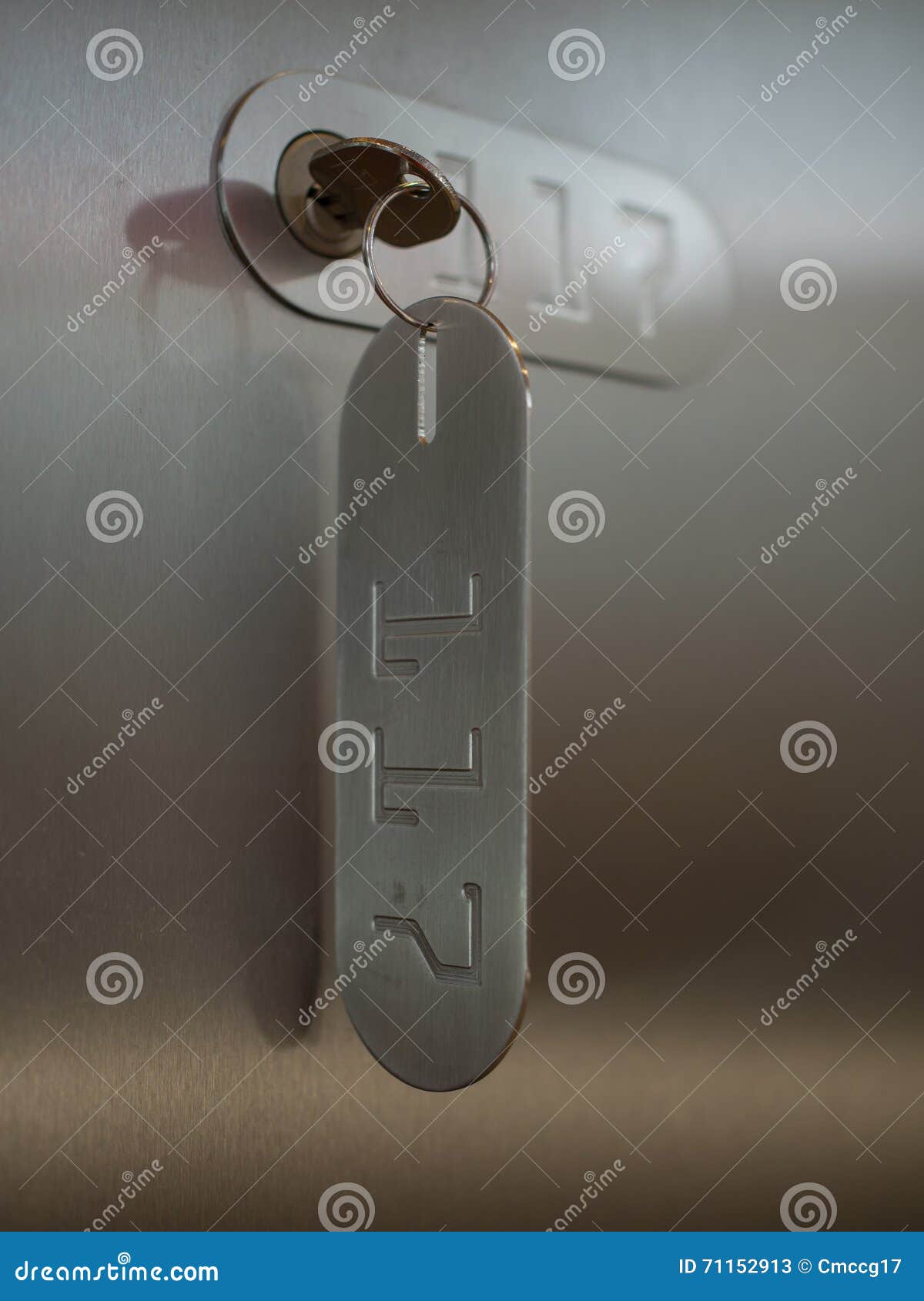 Safe Deposit Boxes with Keys Tag Stock Image - Image of equipment ...