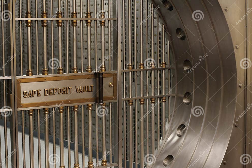 Safe Deposit Vault stock photo. Image of cell, invest - 15259450