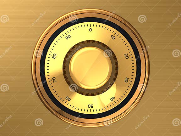 Safe dial stock illustration. Illustration of identity - 25824729