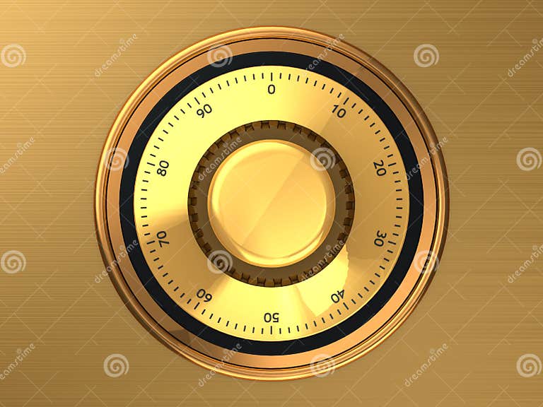 Safe dial stock illustration. Illustration of identity - 25824729