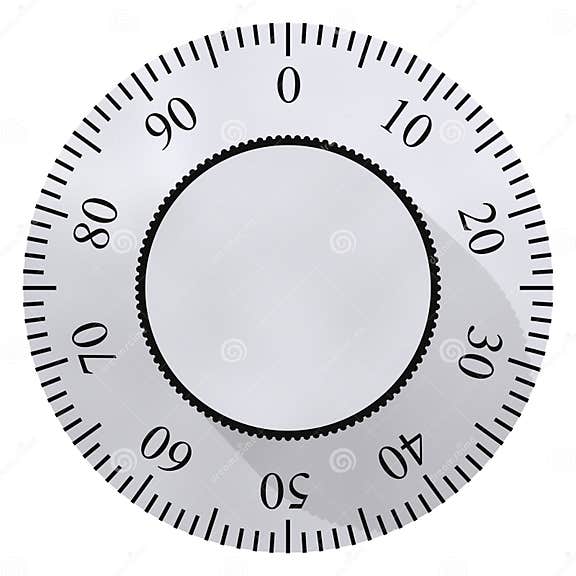 Safe Dial stock illustration. Illustration of locker, protection - 4527179