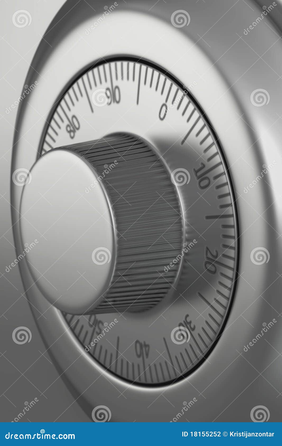 Safe Dial Dark Vector Illustration | CartoonDealer.com #20231840