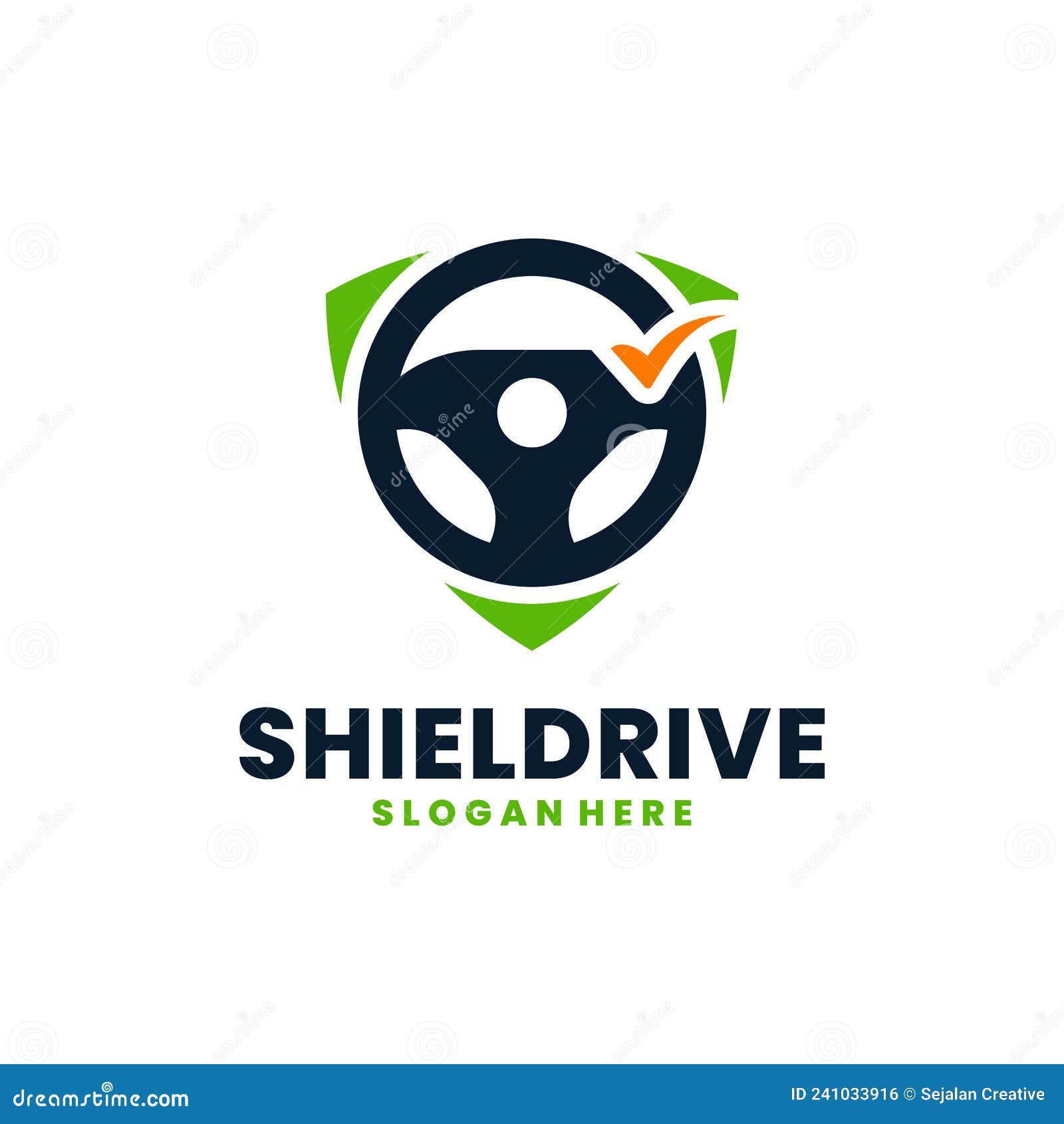 Safe driving logo vector stock vector. Illustration of check - 241033916