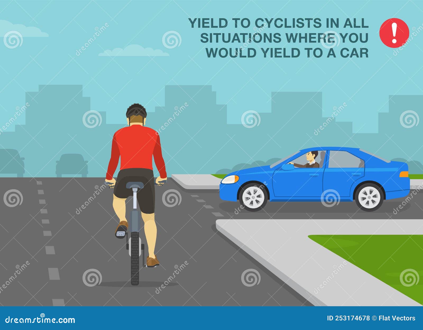 Yield To Cyclists in All Situations when You Would Yield To a Car. Back ... Yield To Cyclists in All Situations when You Would Yield To a Car. Back ...