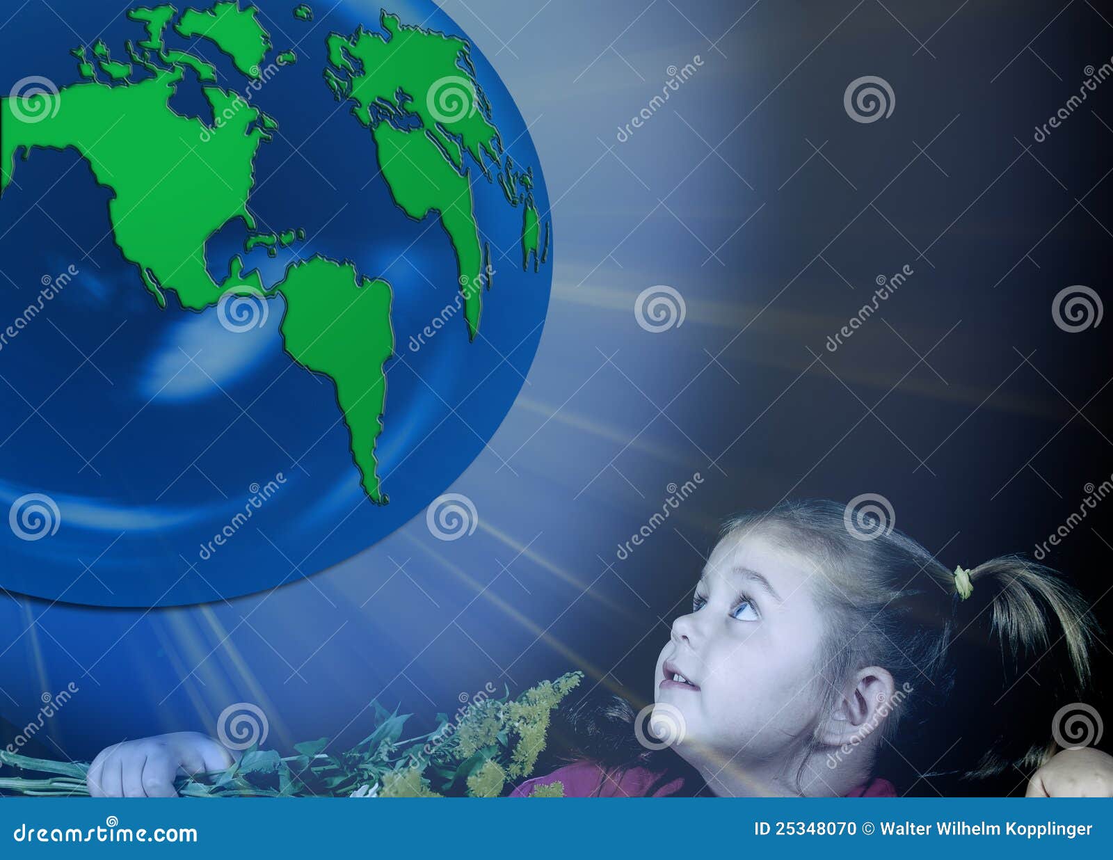 Safe earth stock photo. Image of future, hand, earth - 25348070