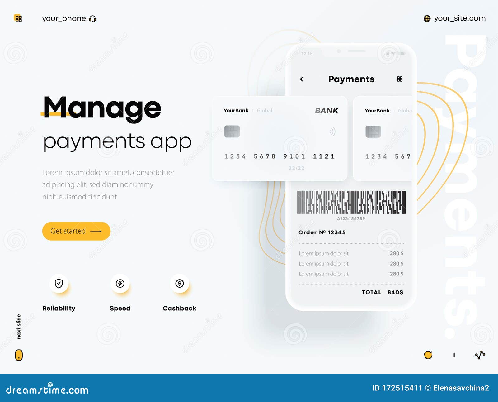 Safe and Easy E-payments on Smartphone Using Financial Apps. Stock ...