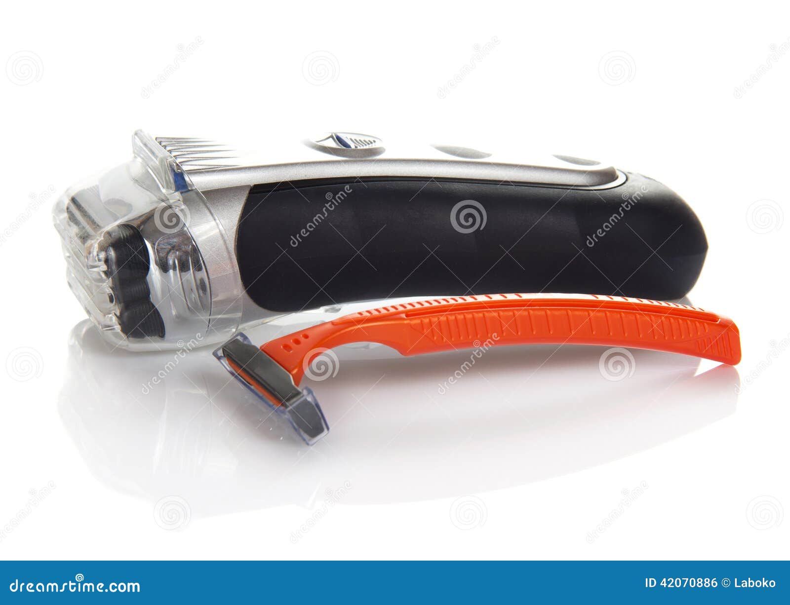 The Safe and Electric Razor Stock Photo - Image of beard, plastic: 42070886