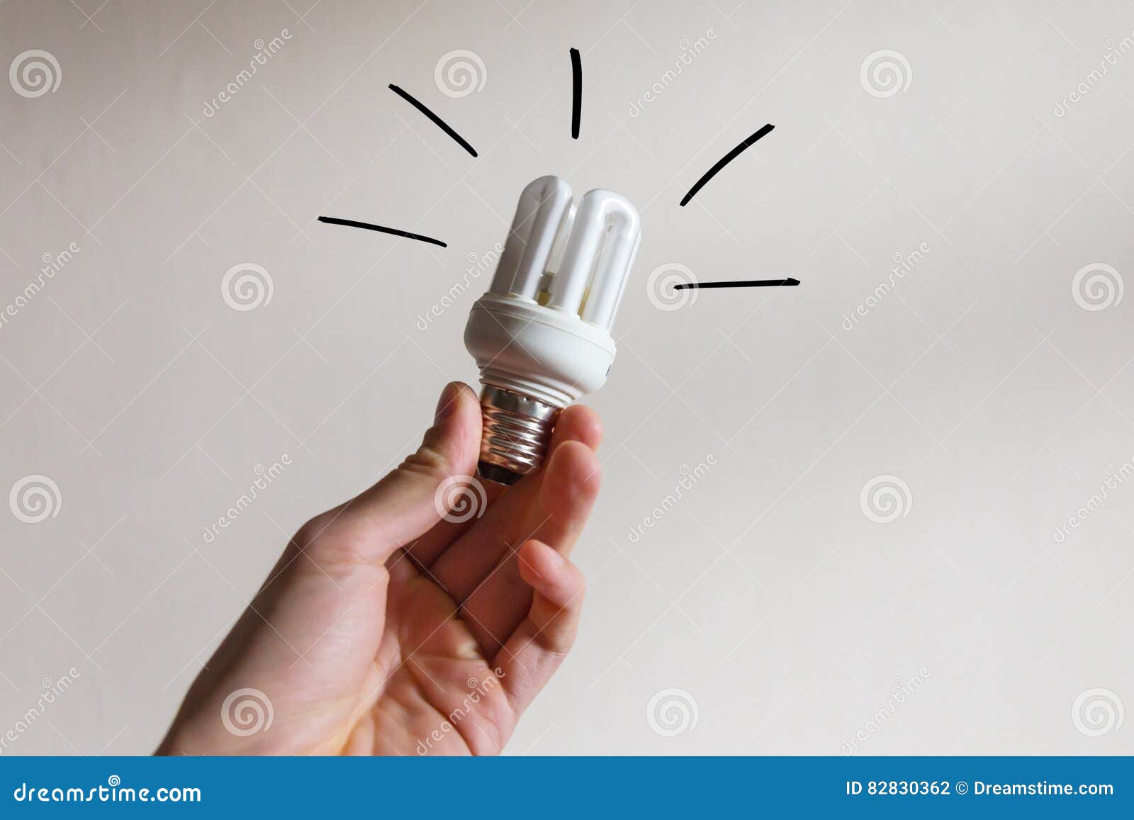 Safe energy eco light bulb stock photo. Image of economical - 82830362