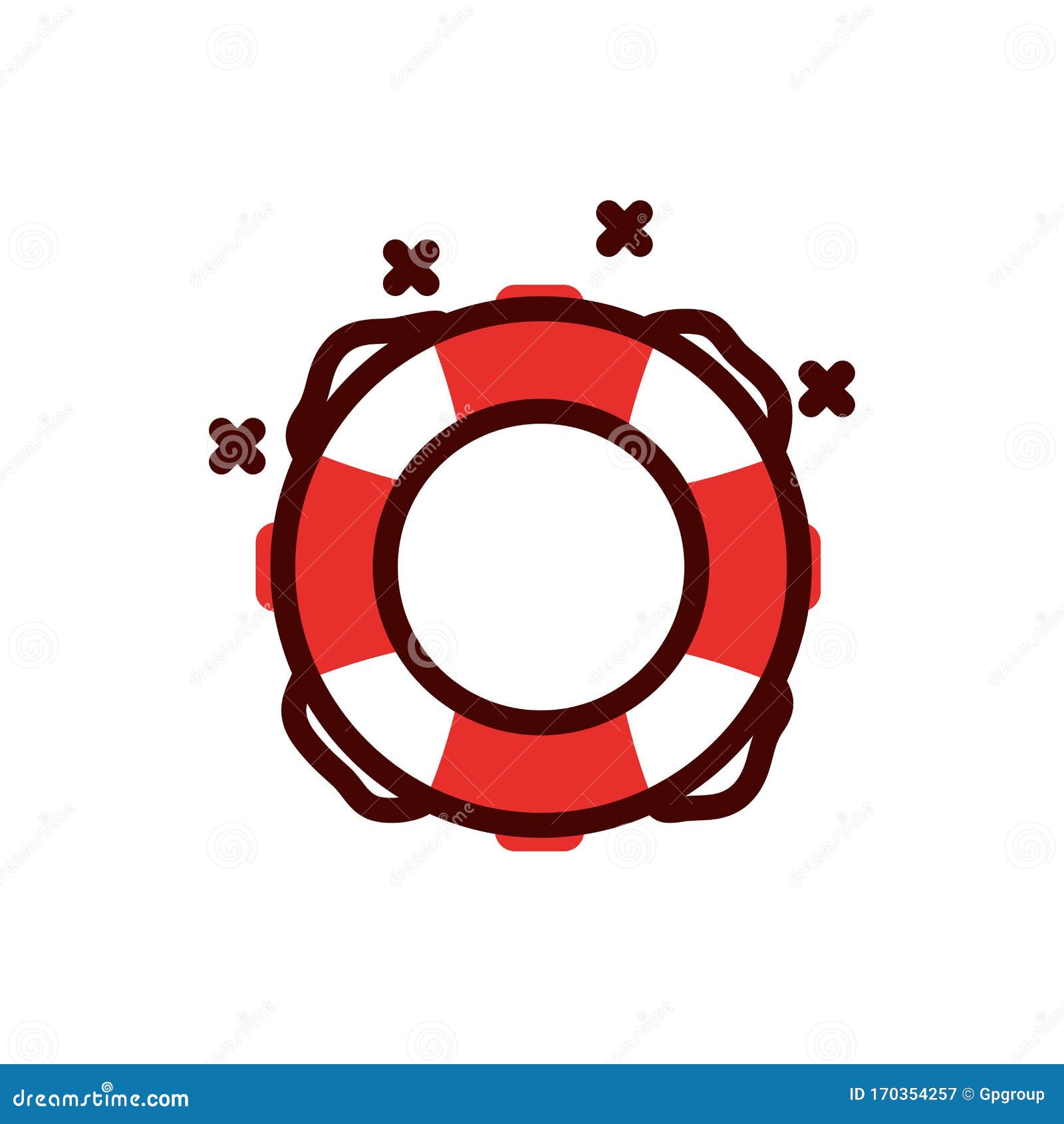 Isolated Safe Float Vector Design Stock Vector - Illustration of ...