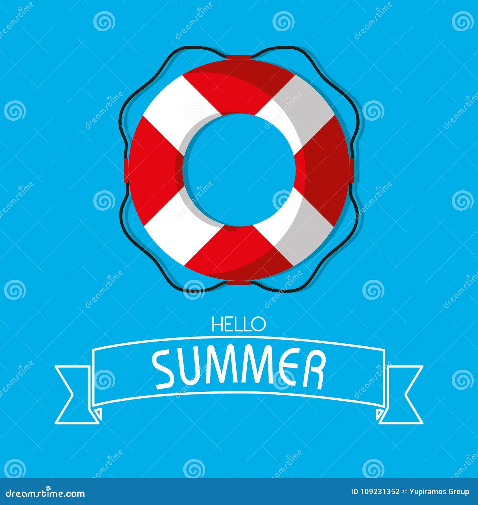 Safe Float Design Vector Illustration | CartoonDealer.com #109231352