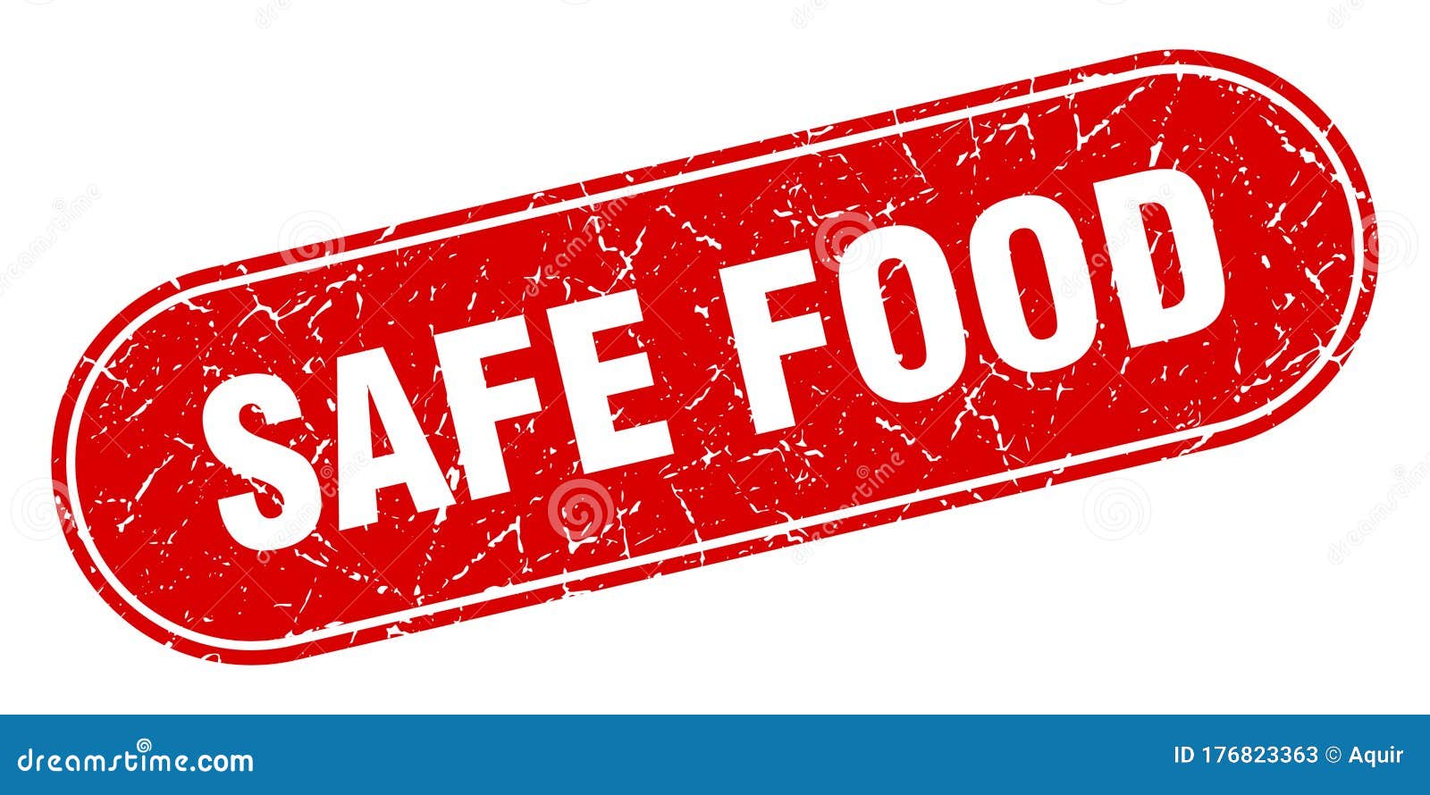 Safe Food Sign. Safe Food Grunge Stamp Stock Vector - Illustration of ...