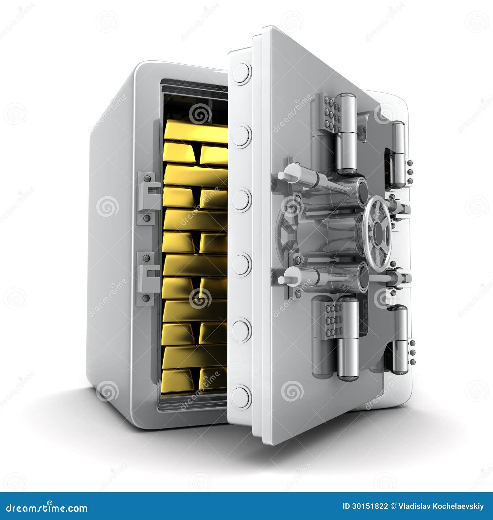 Safe and gold stock illustration. Illustration of protect - 30151822