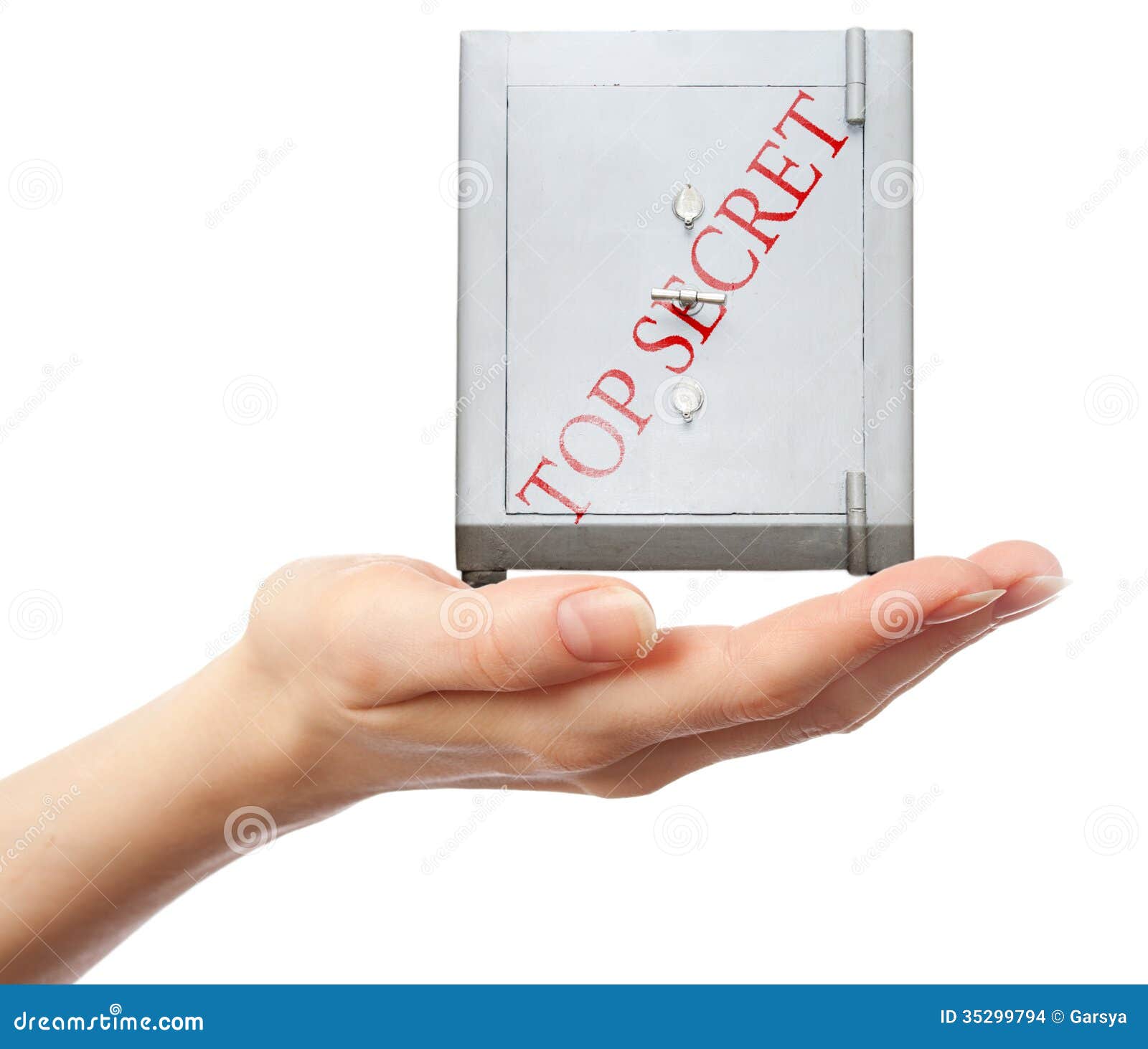 Safe on hand stock photo. Image of door, hand, confidential - 35299794
