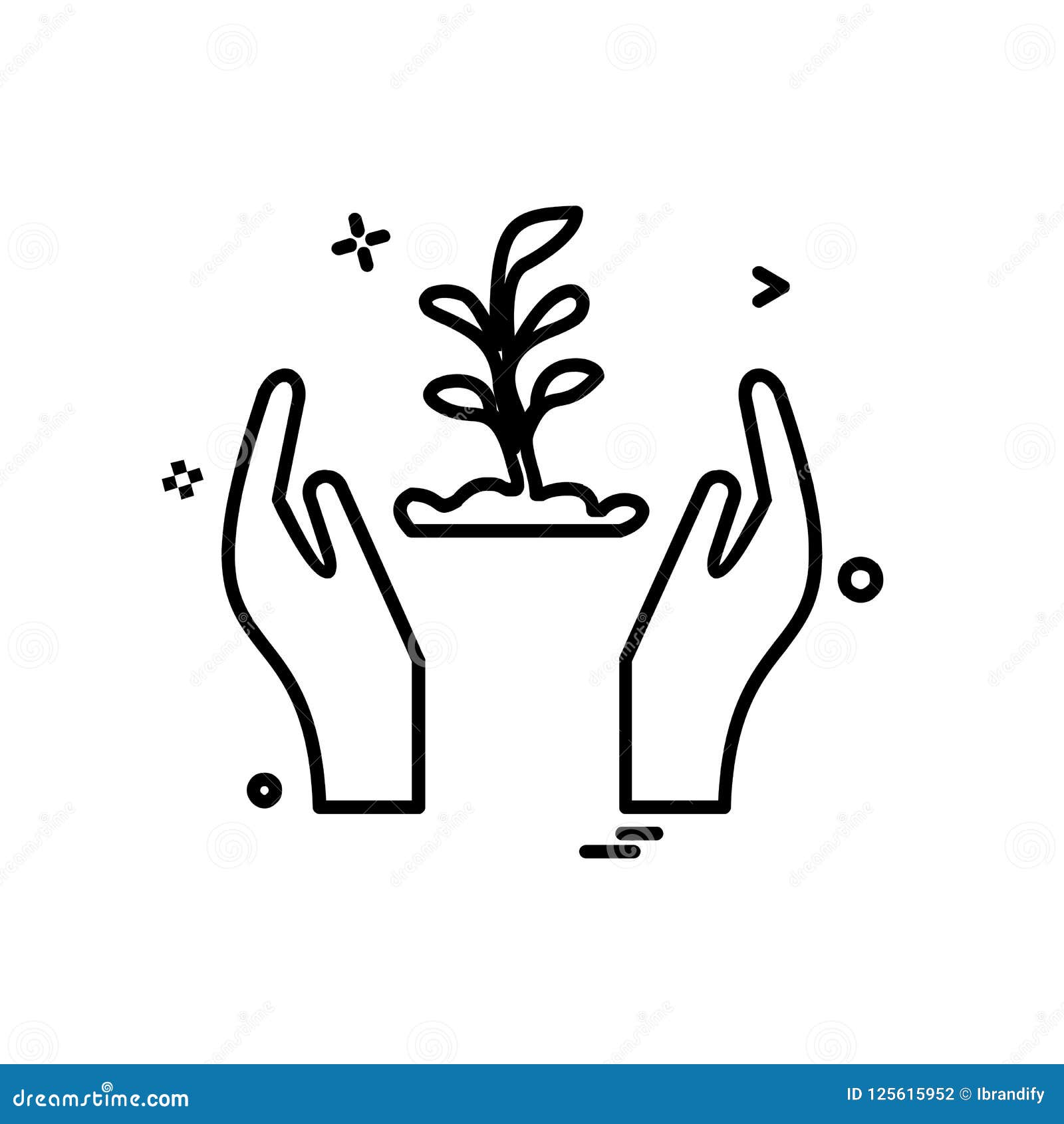 Safe Hands Icon Design Vector Stock Vector - Illustration of health ...