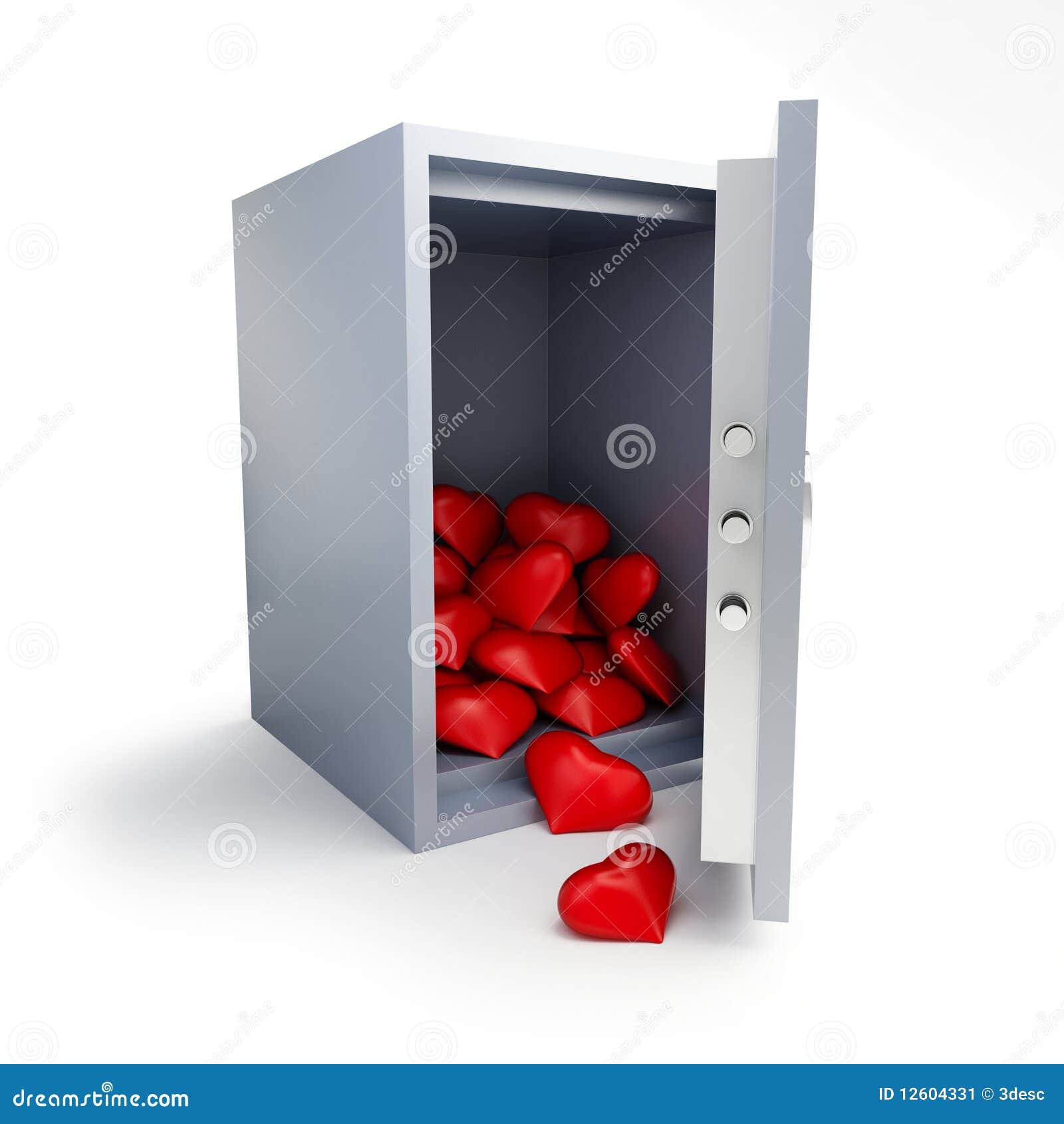 Safe heart stock illustration. Illustration of lovers - 12604331