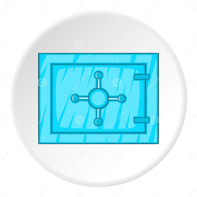 Safe icon, cartoon style stock vector. Illustration of confidential ...