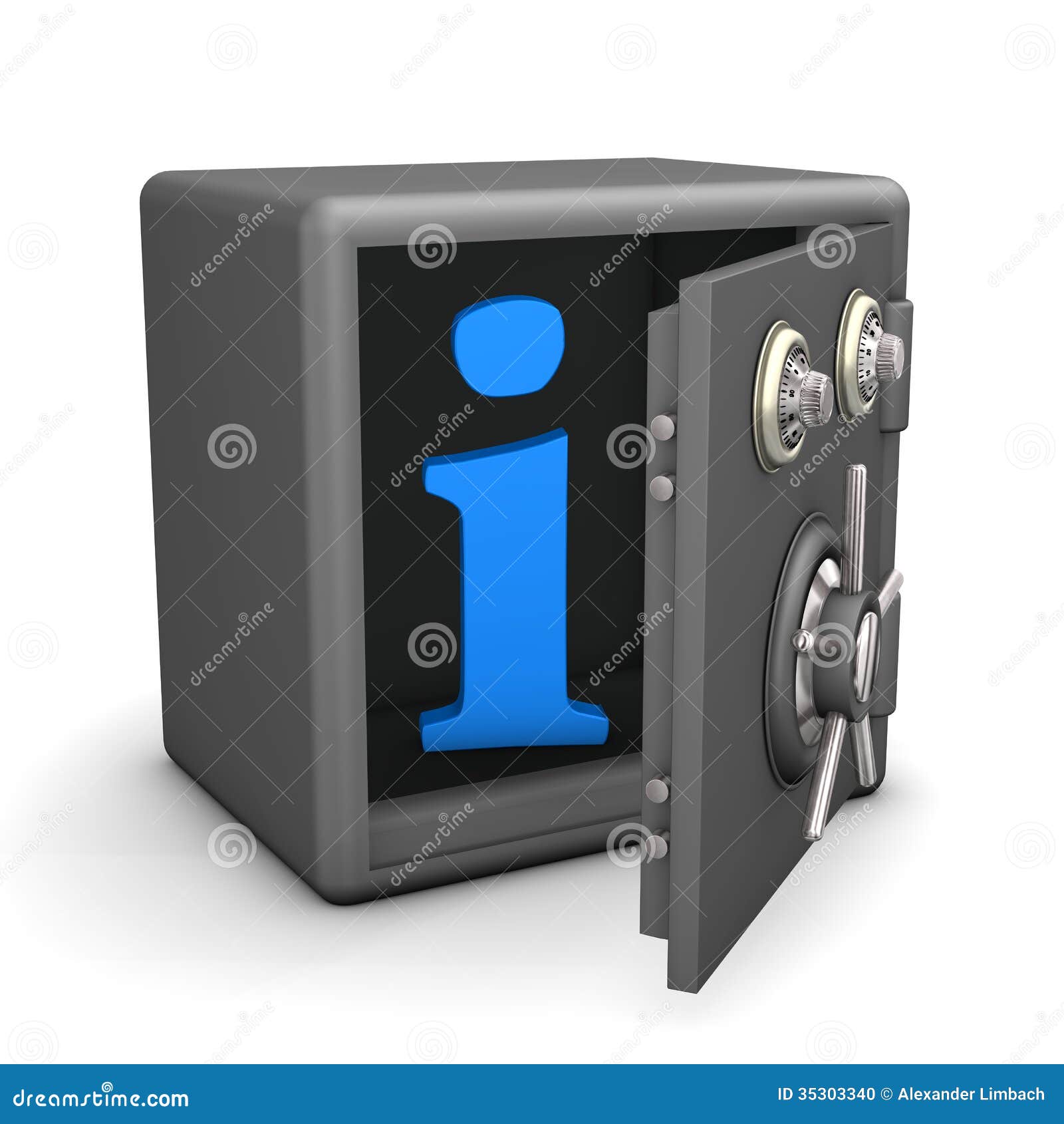 Safe Info stock illustration. Illustration of info, money - 35303340