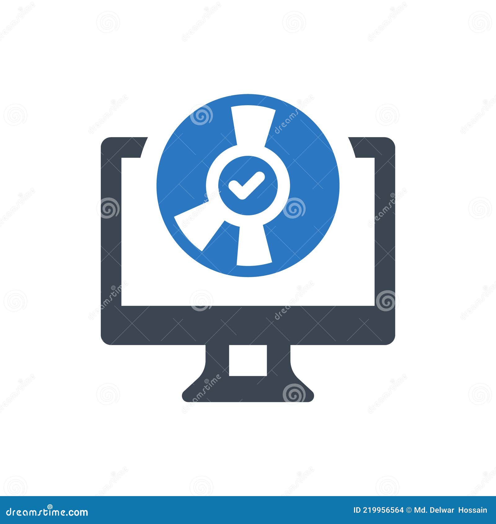 Safe installation icon stock vector. Illustration of install - 219956564