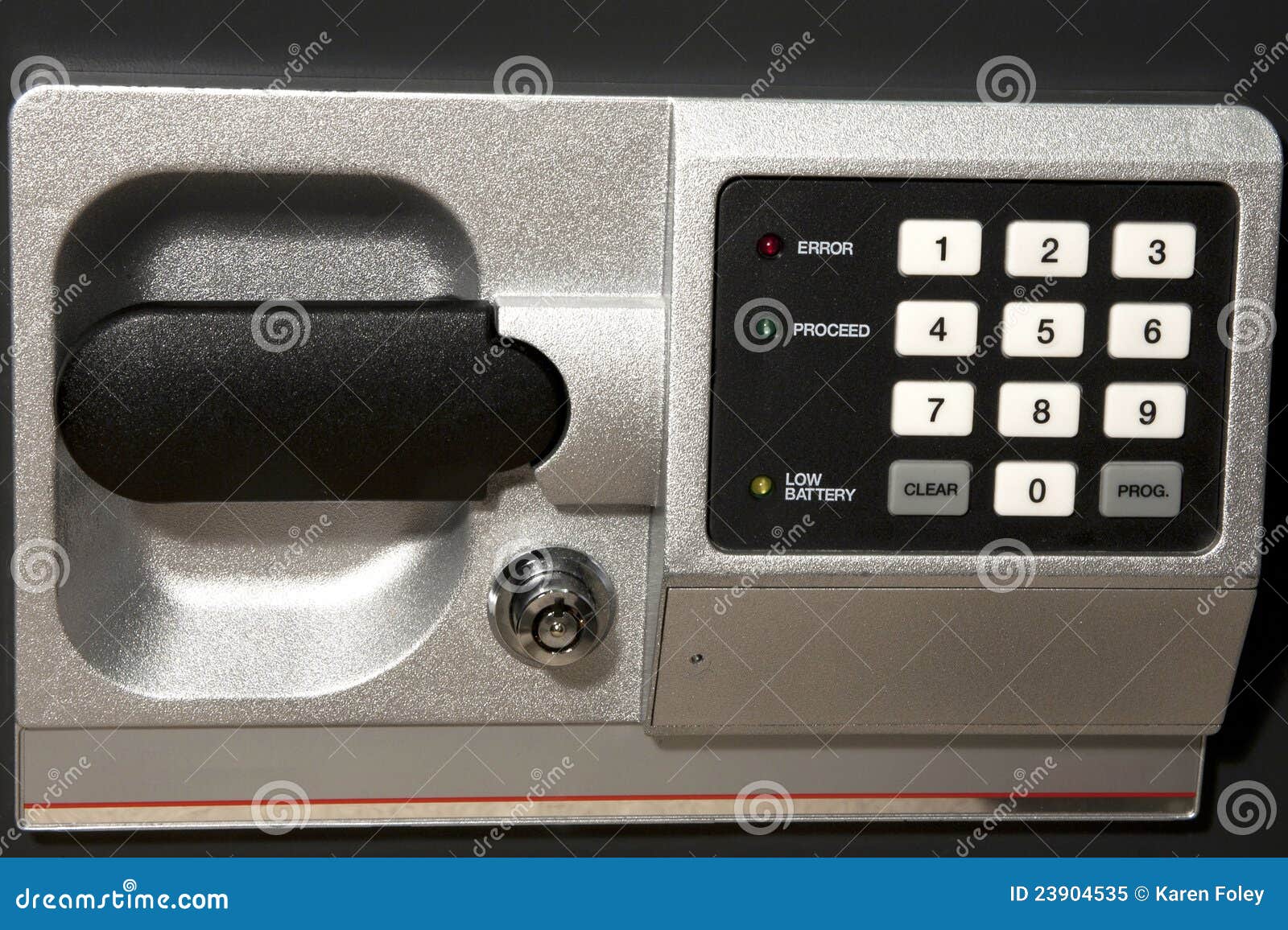 Safe Keypad stock image. Image of secrets, fire, locked - 23904535