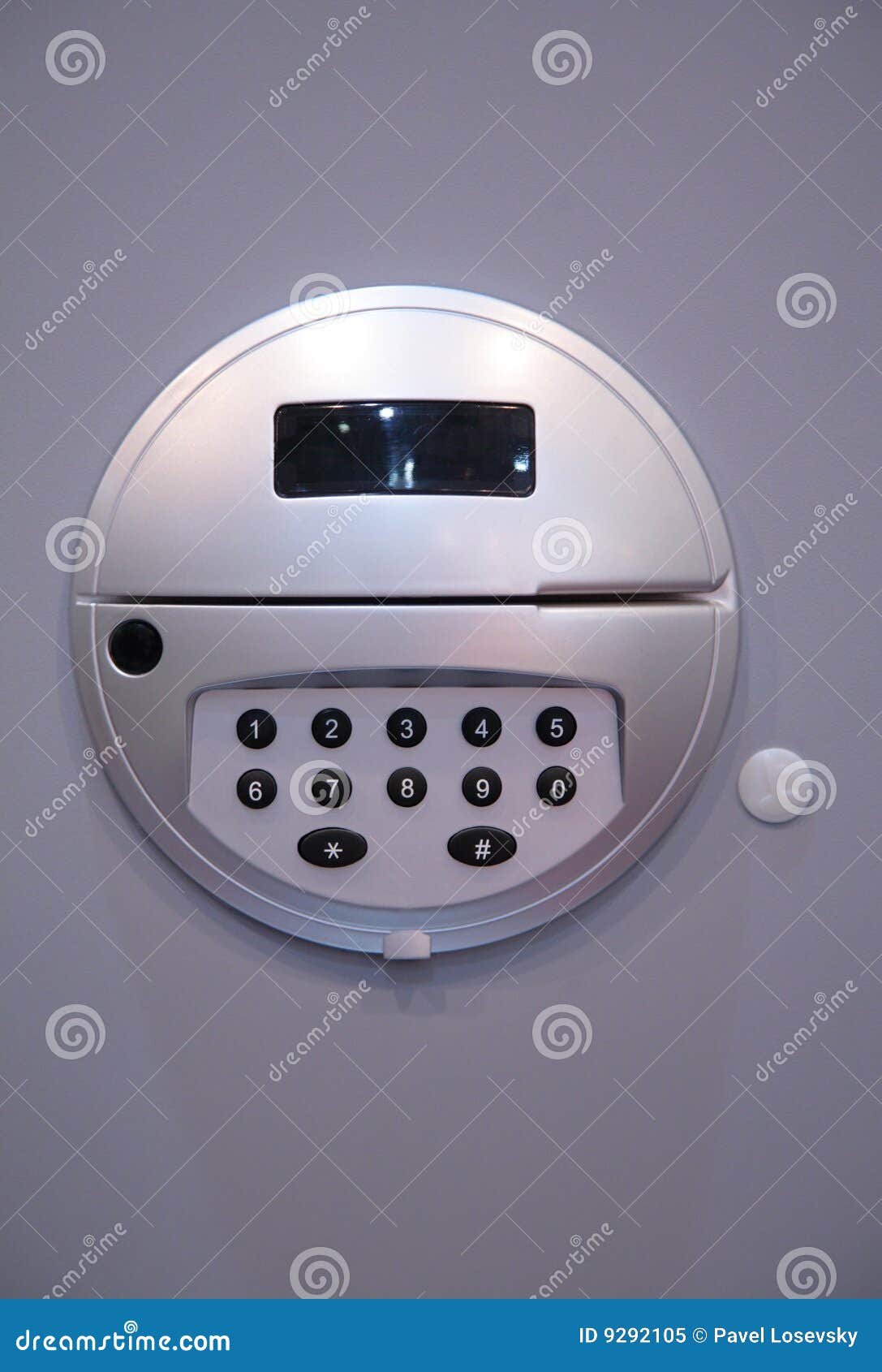 Safe keypad stock image. Image of push, numerical, electric - 9292105