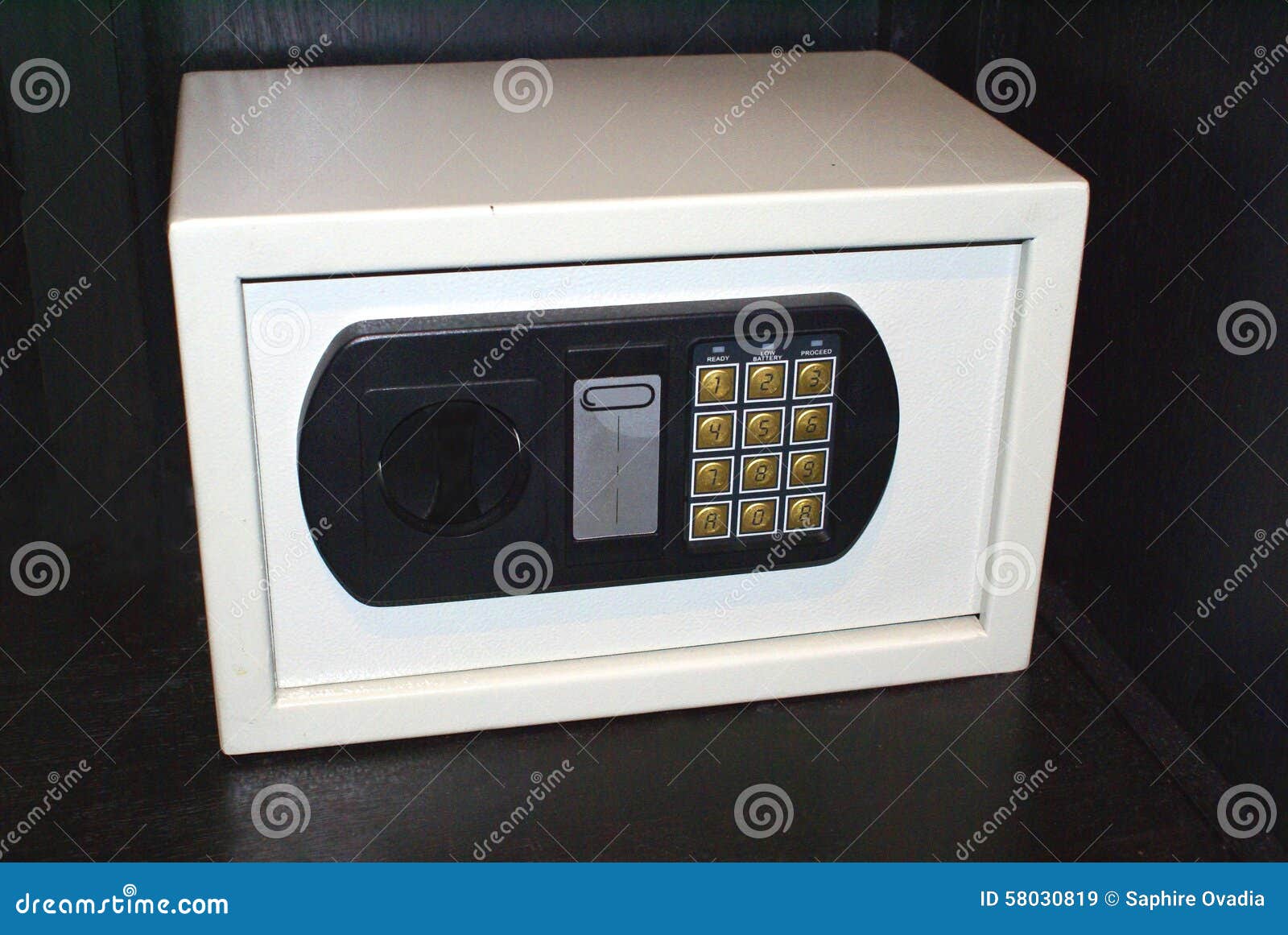 Safe with Keypad Combination Stock Image - Image of keypad, security ...