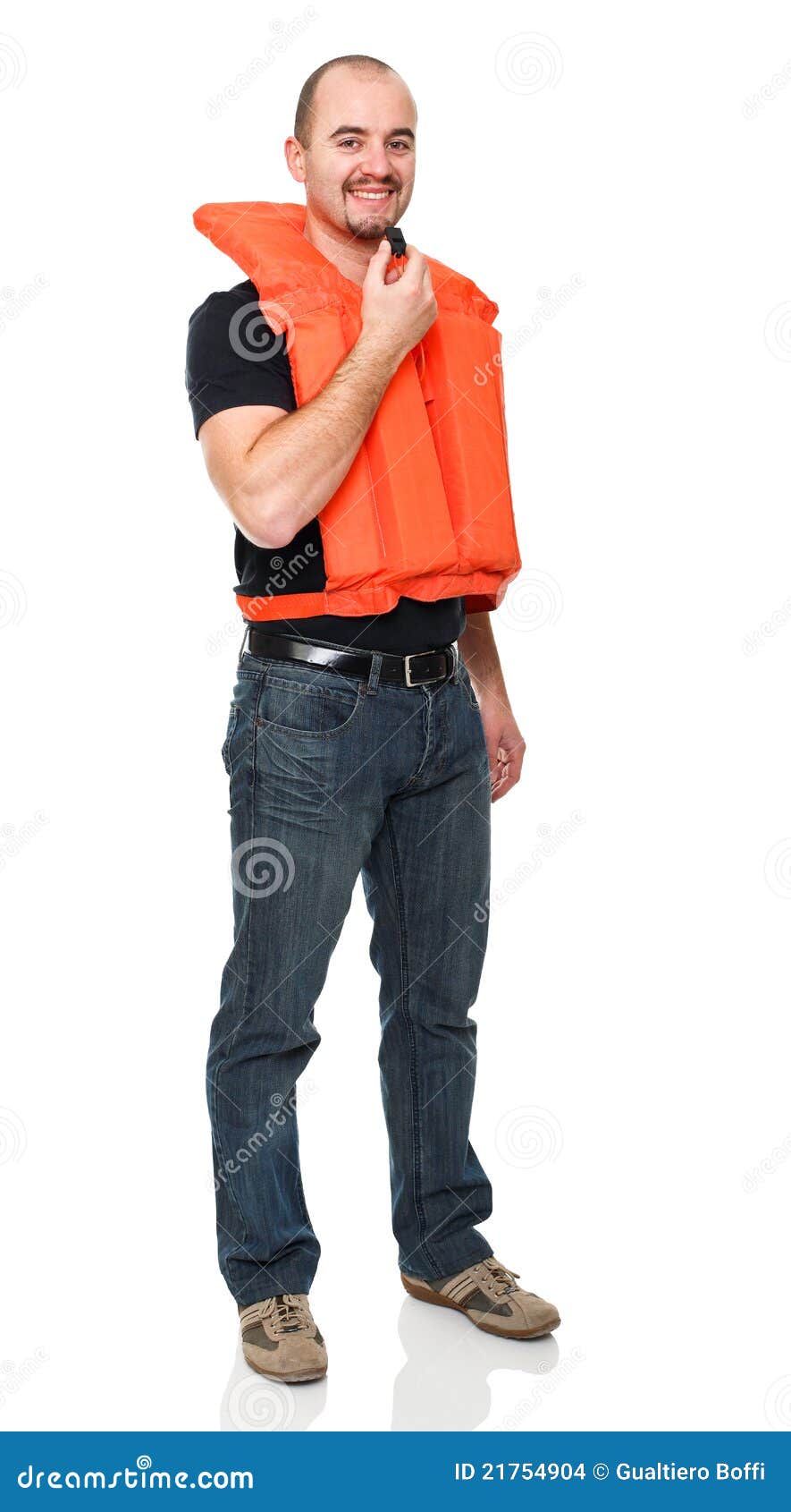 Safe life stock photo. Image of casual, adult, vertical - 21754904