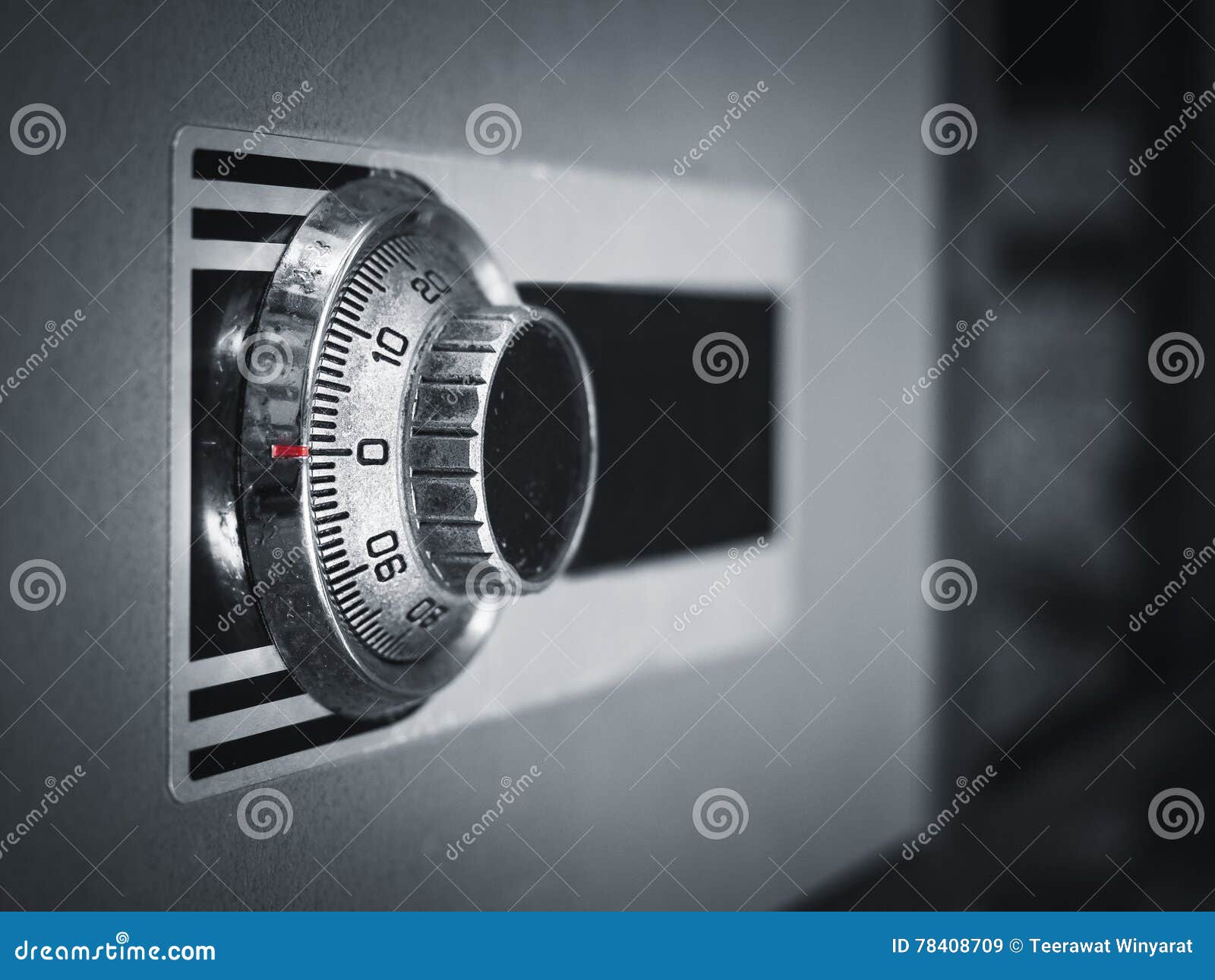 Safe Lock Code on Safety Box Bank Protection Stock Image - Image of ...