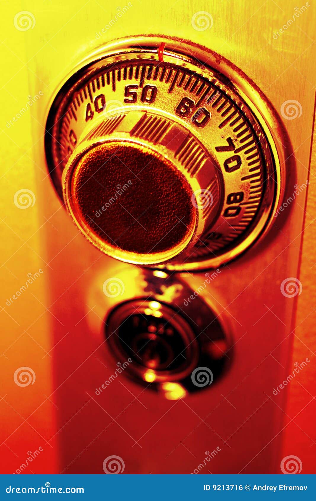Safe Lock in Gold stock photo. Image of iron, lock, figures - 9213716