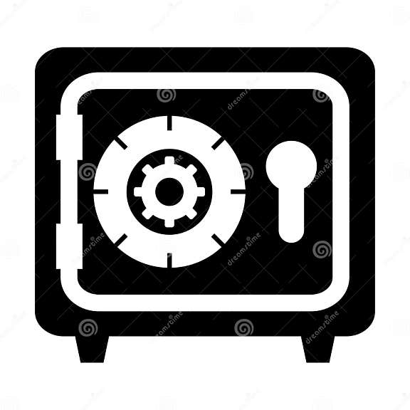 Safe Locker Icon stock vector. Illustration of design - 284064712
