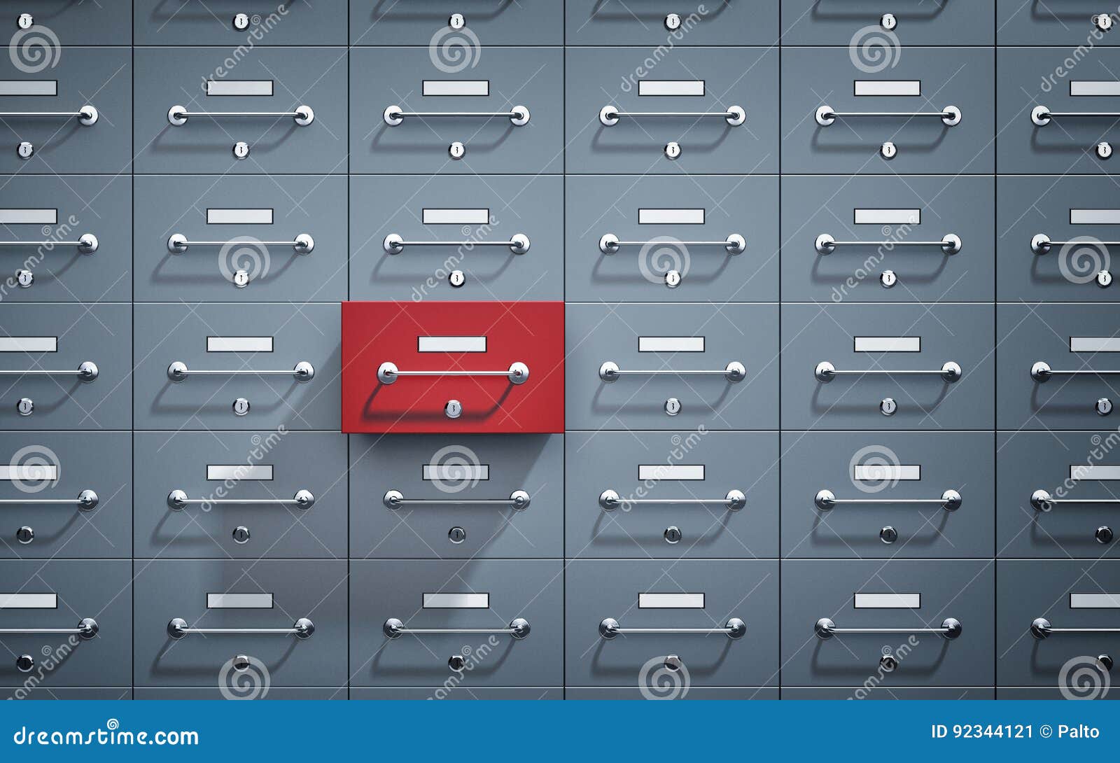 Lockers With One Open And Closed Door. Outline Drawing Cartoon Vector ...