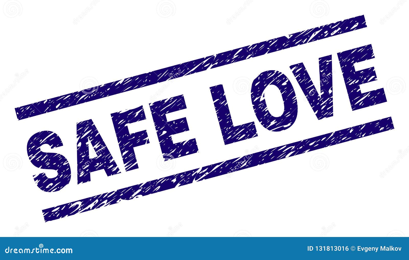 Grunge Textured SAFE LOVE Stamp Seal Stock Vector - Illustration of ...
