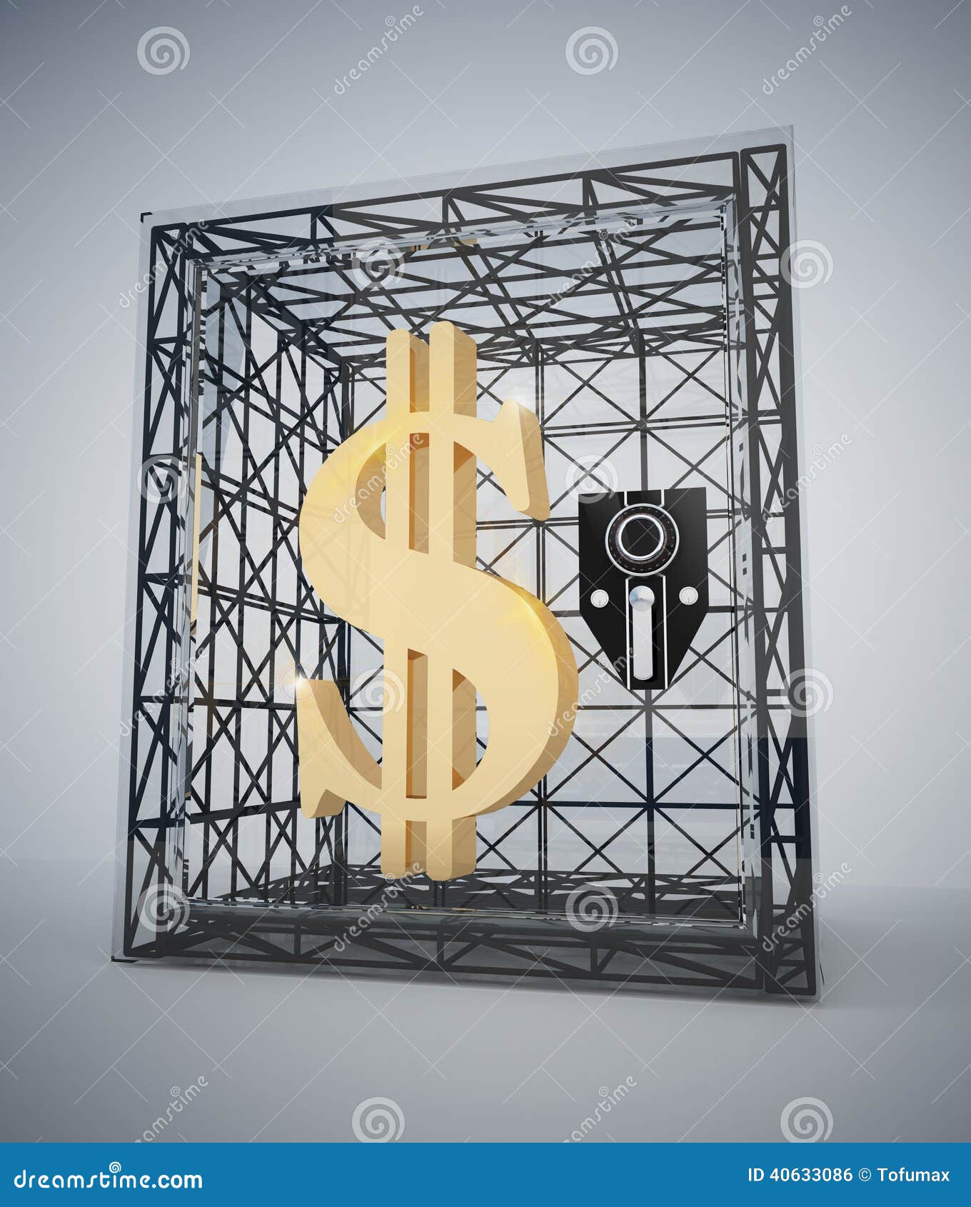 Safe the money stock illustration. Illustration of coding - 40633086