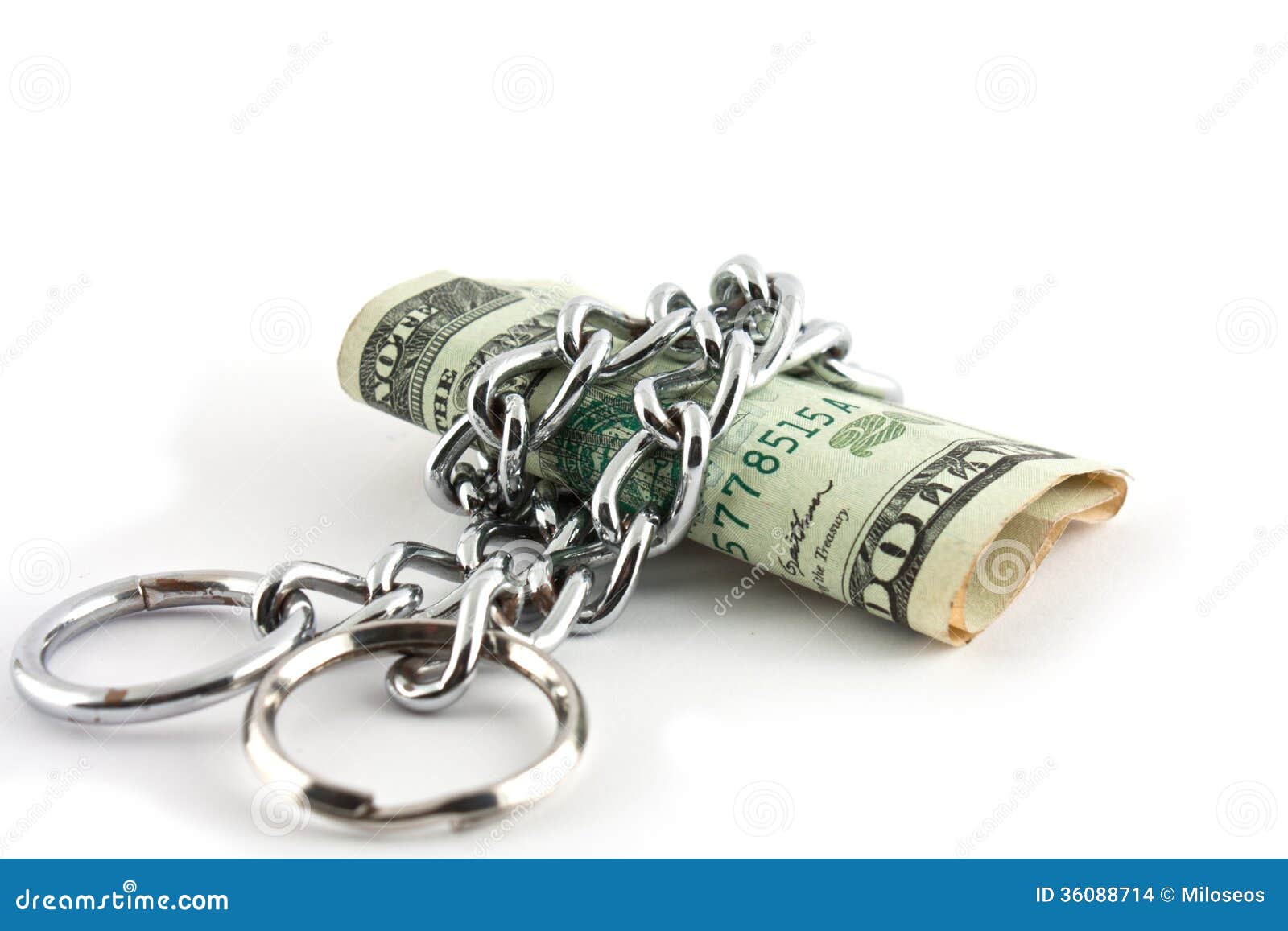 Dollar and chain stock photo. Image of chain, banking - 36088714