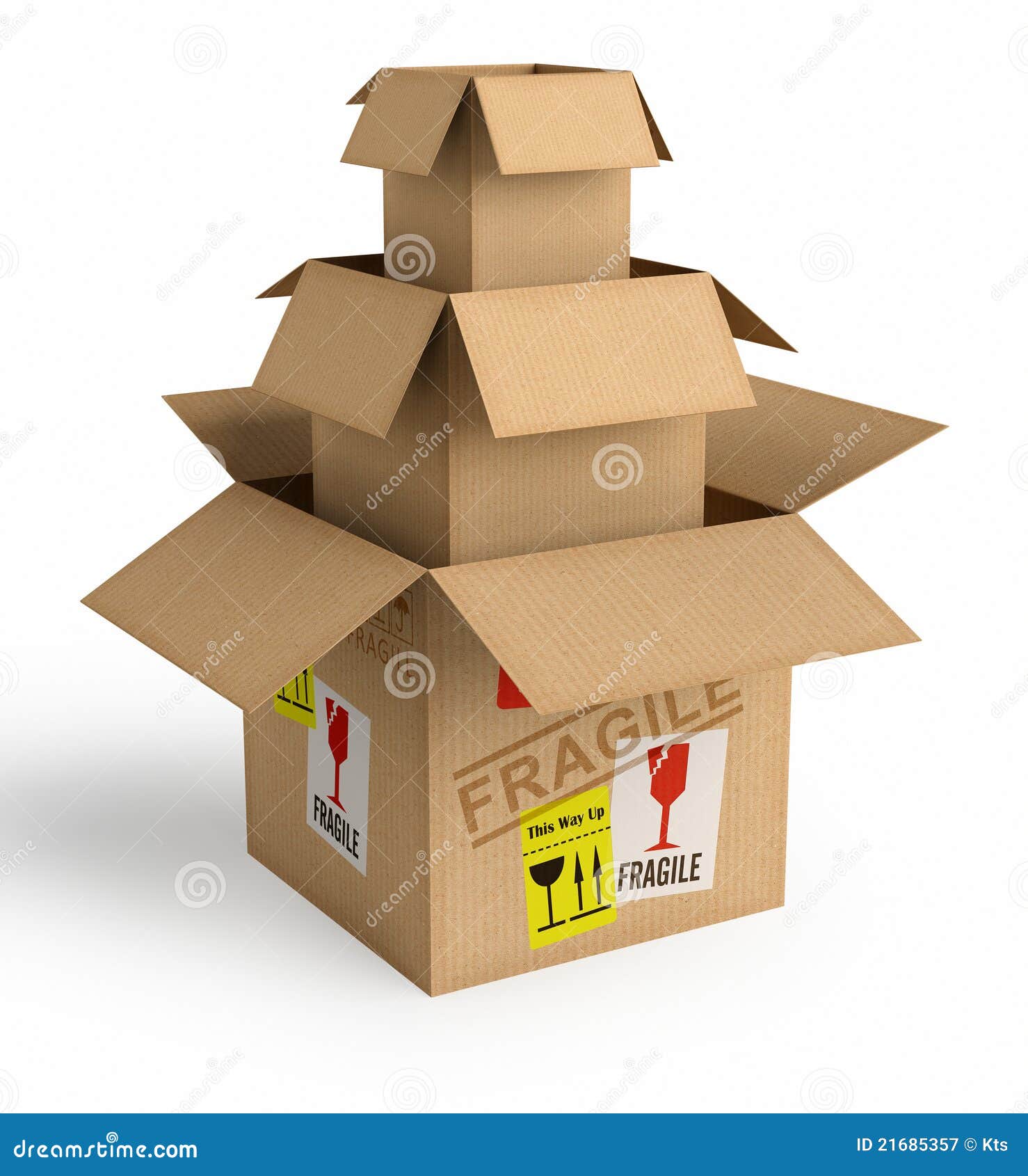 Safe Packaging stock illustration. Illustration of notice - 21685357