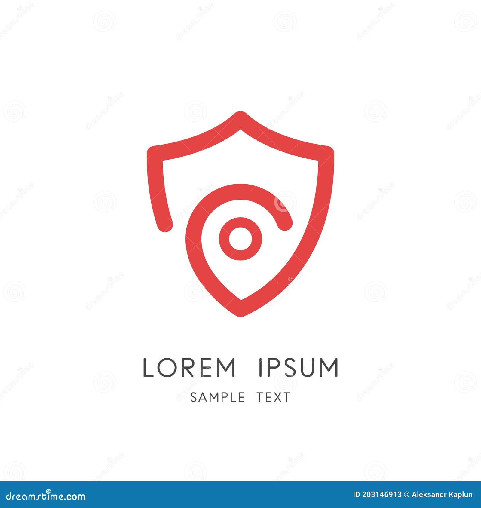 Safe Place - Shield and Address Pointer Symbol Stock Vector ...