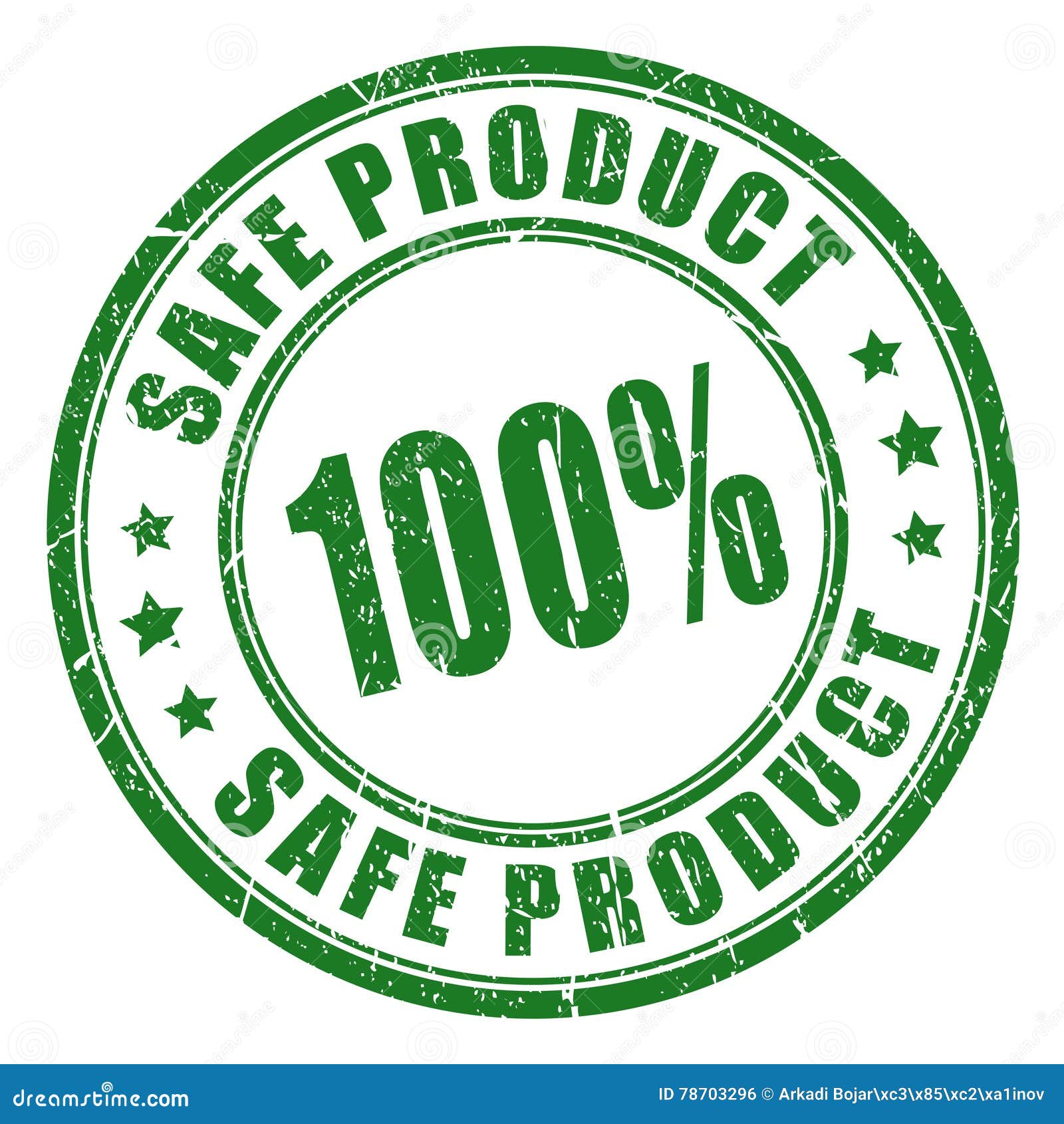 Safe Product Rubber Stamp Stock Vector Illustration Of Fresh 78703296