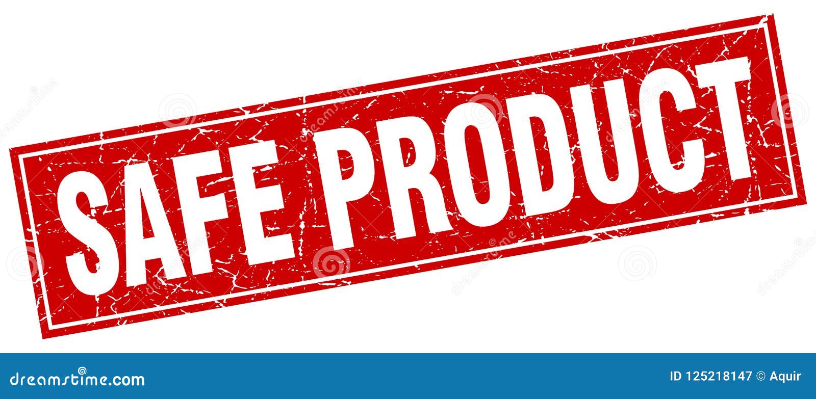 Safe product stamp stock vector. Illustration of template - 125218147