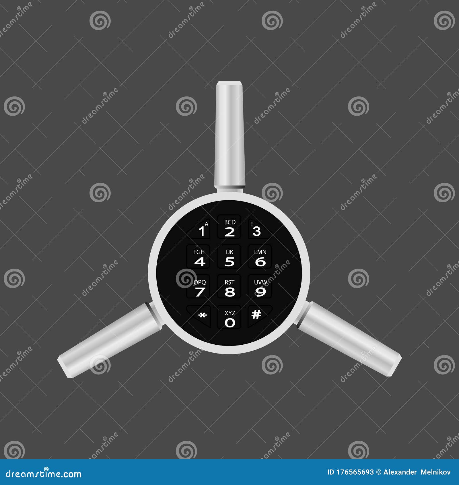 Safe Realistic Sign Icon. Vector Illustration Eps 10 Stock Illustration ...