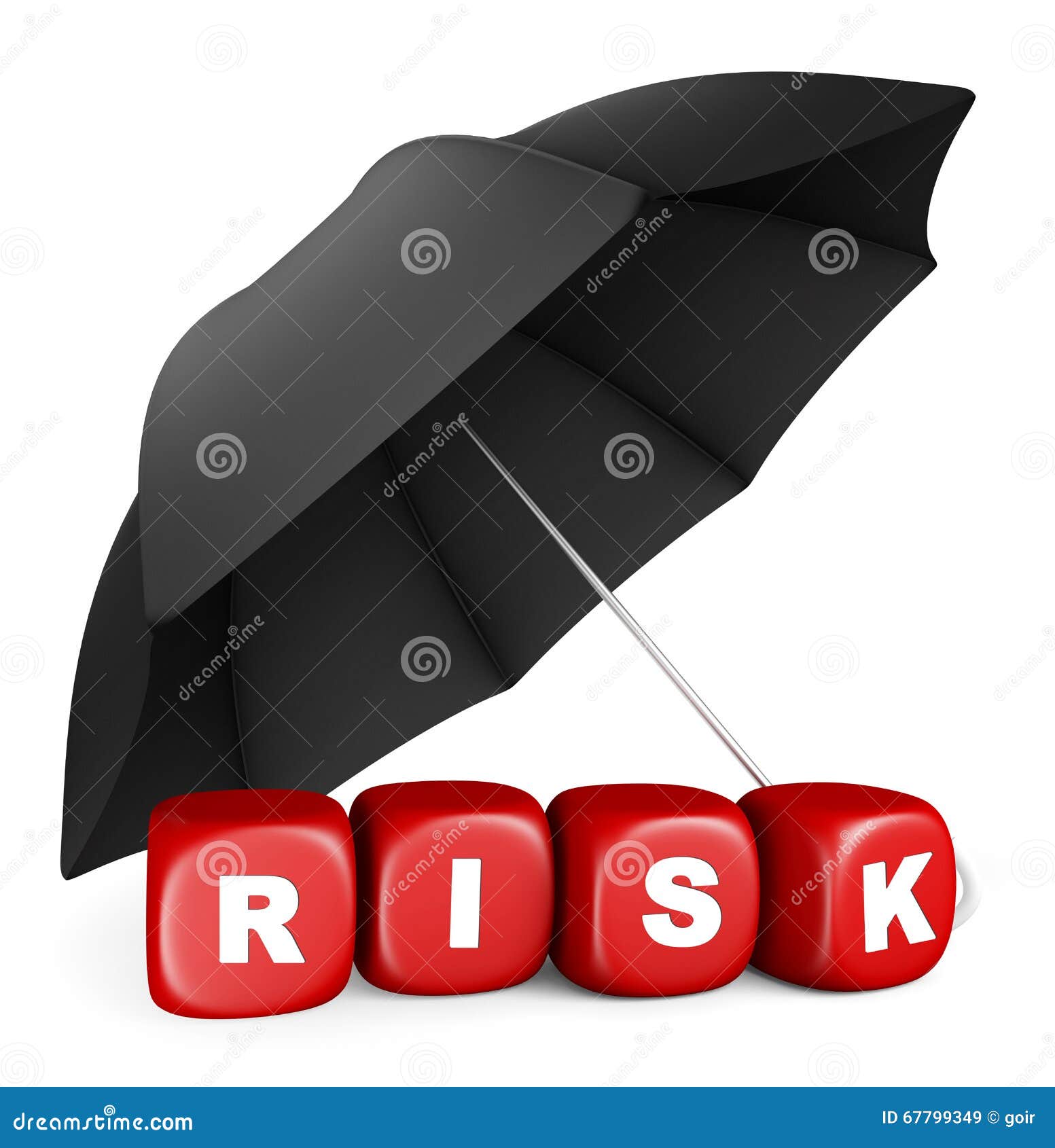 Safe from risk stock illustration. Illustration of concepts - 67799349