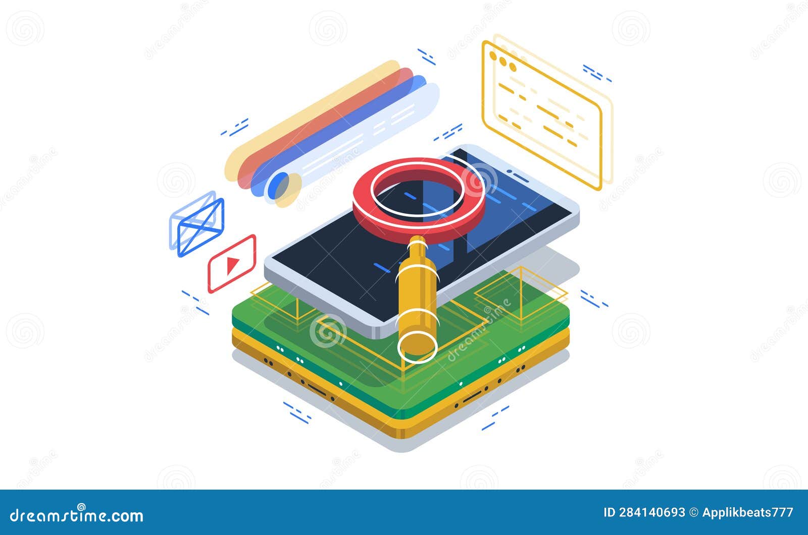 Safe Search through a Browser in a Smartphone. Search System. Data ...