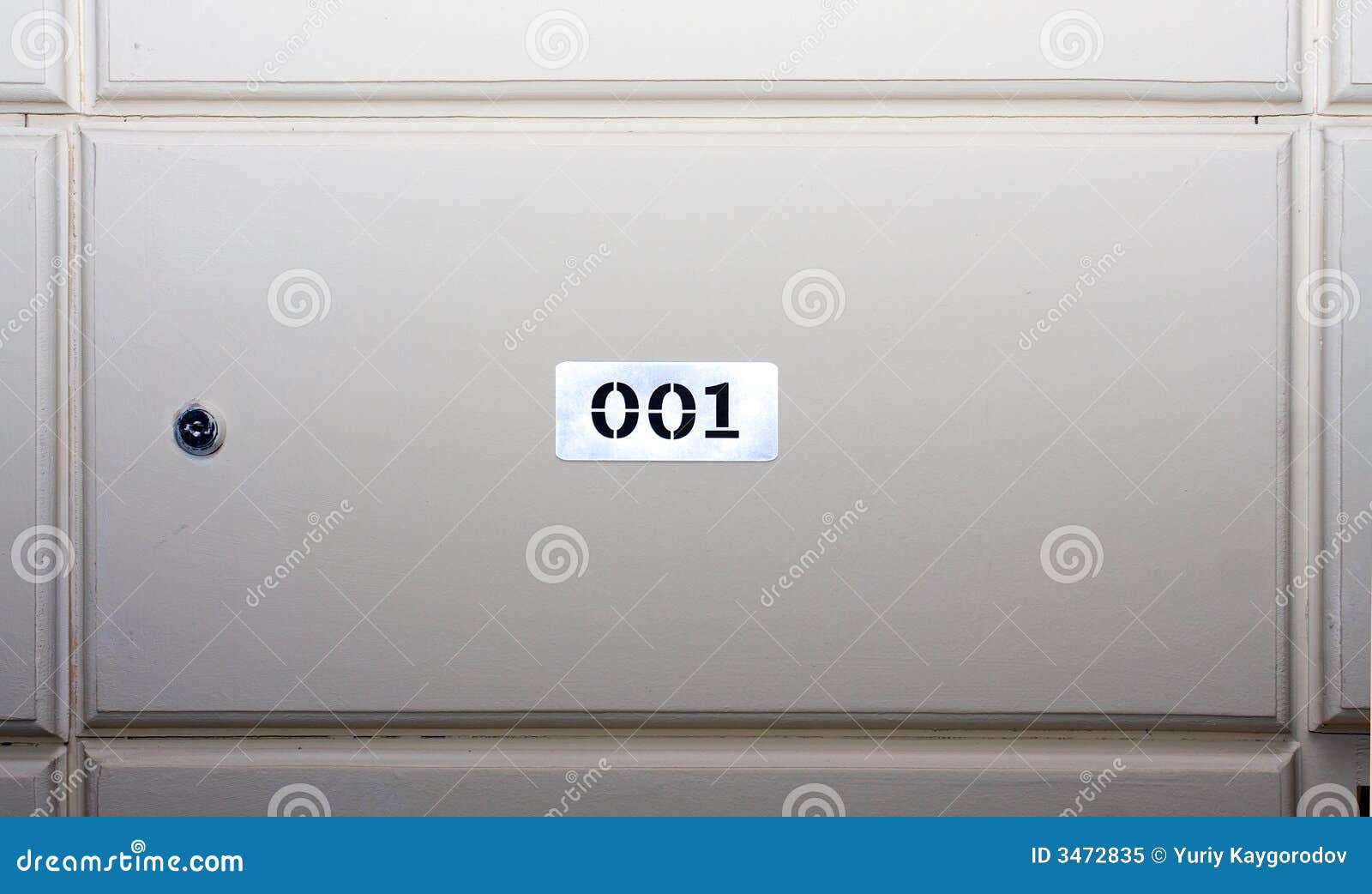 Safe With Serial Number Picture. Image: 3472835