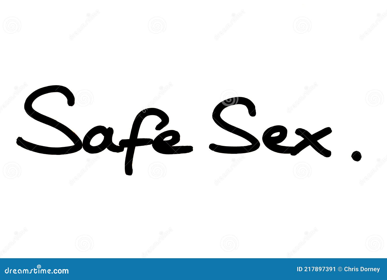 Safe Sex Stock Illustration Illustration Of Sign Symbol 217897391