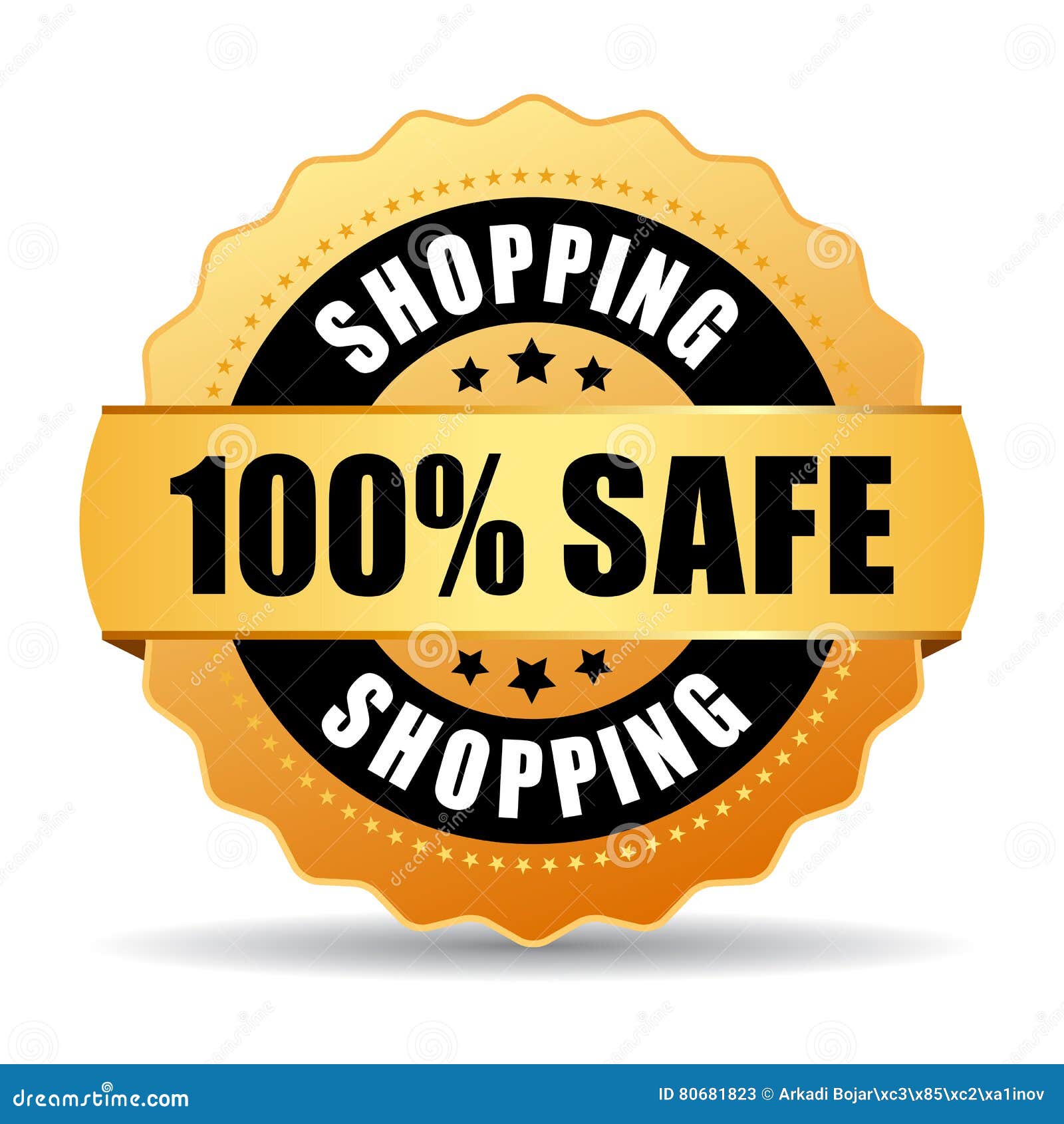 Safe Shopping Instructions - Infographic Template Cartoon Vector ...