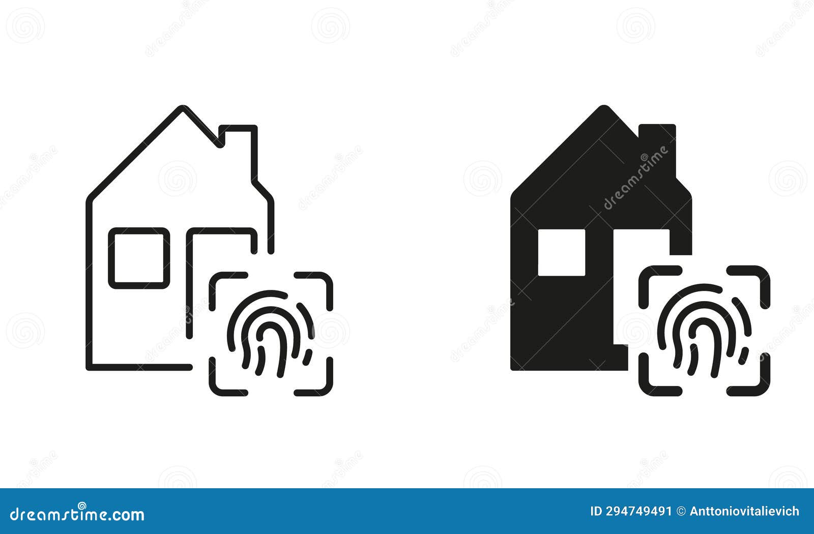 Identification Line Icons. Biometric Sensor, Face Recognition And ... Identification Line Icons. Biometric Sensor, Face Recognition And ...