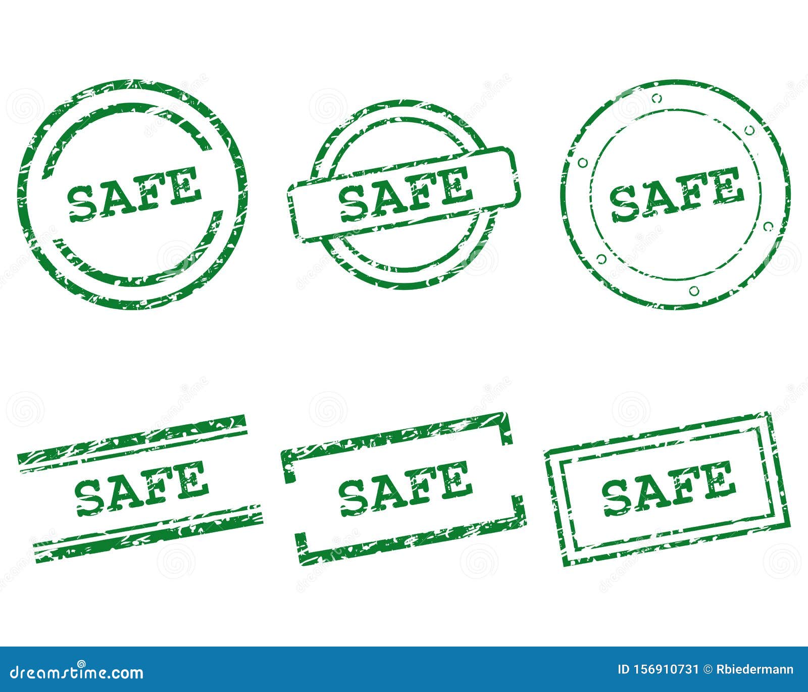 Safe stamps stock vector. Illustration of stamp, sign - 156910731