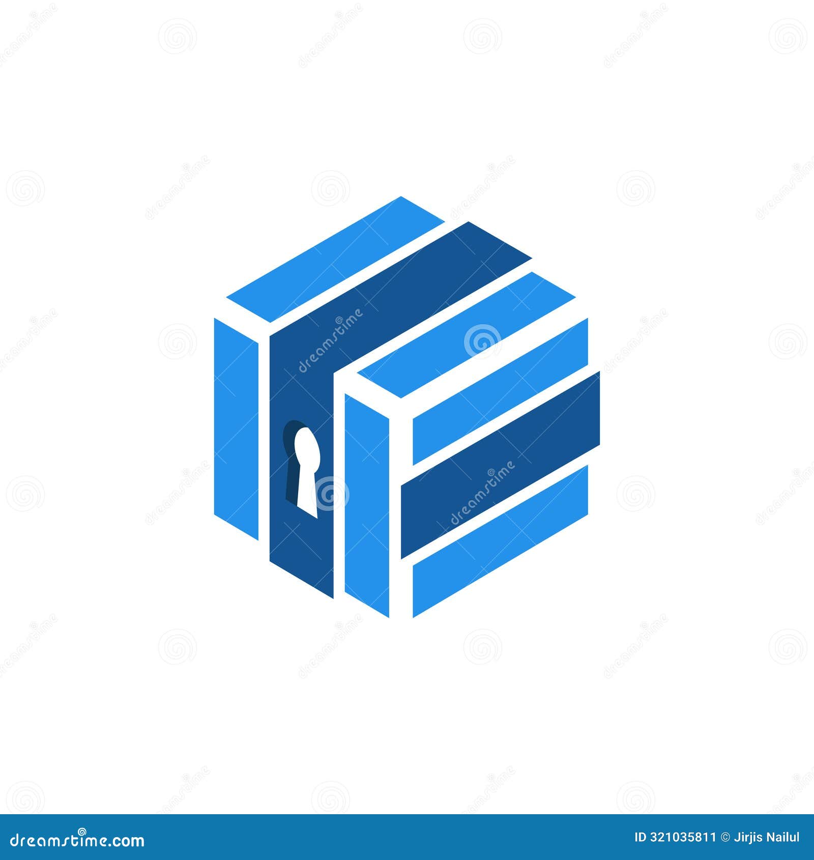 Safe Storage Garage Logo Vector Illustration Stock Vector ...