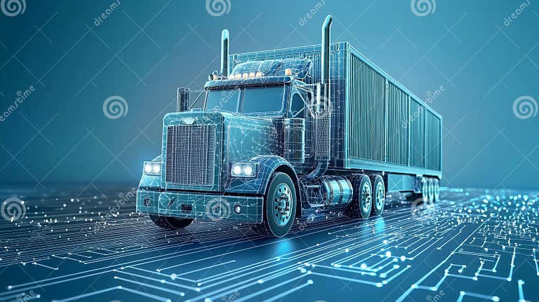 For Safe Transportation of Goods, Advanced Secure Logistics Trucks with ...