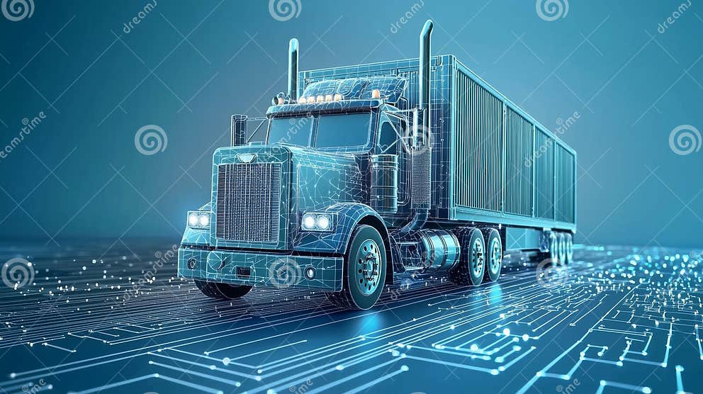 For Safe Transportation of Goods, Advanced Secure Logistics Trucks with ...