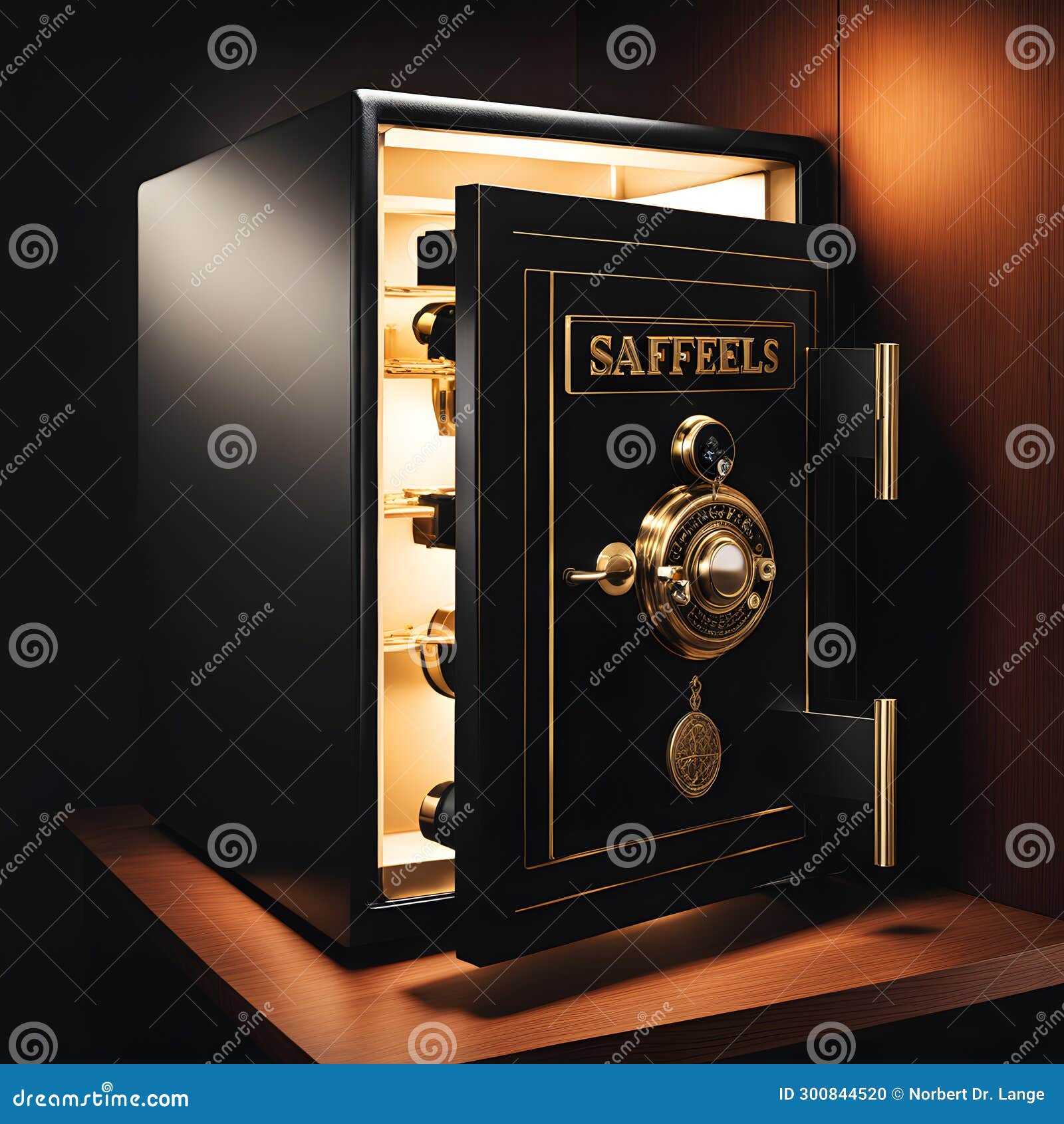 Safe for Valuables, Ai-generatet Stock Photo - Image of guard, protect ...