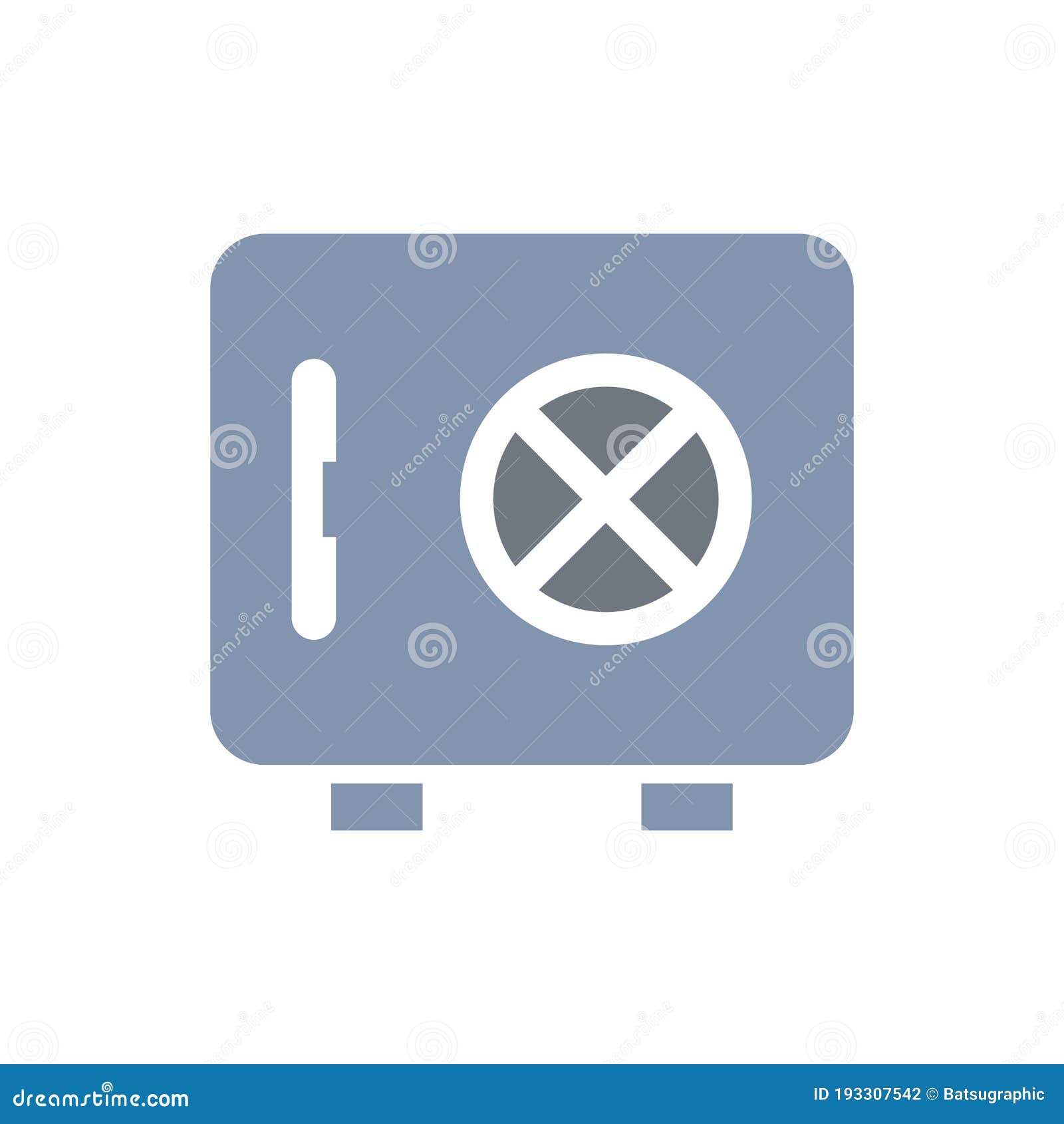 Safe Vector Icon Logo Design Stock Vector - Illustration of investment ...
